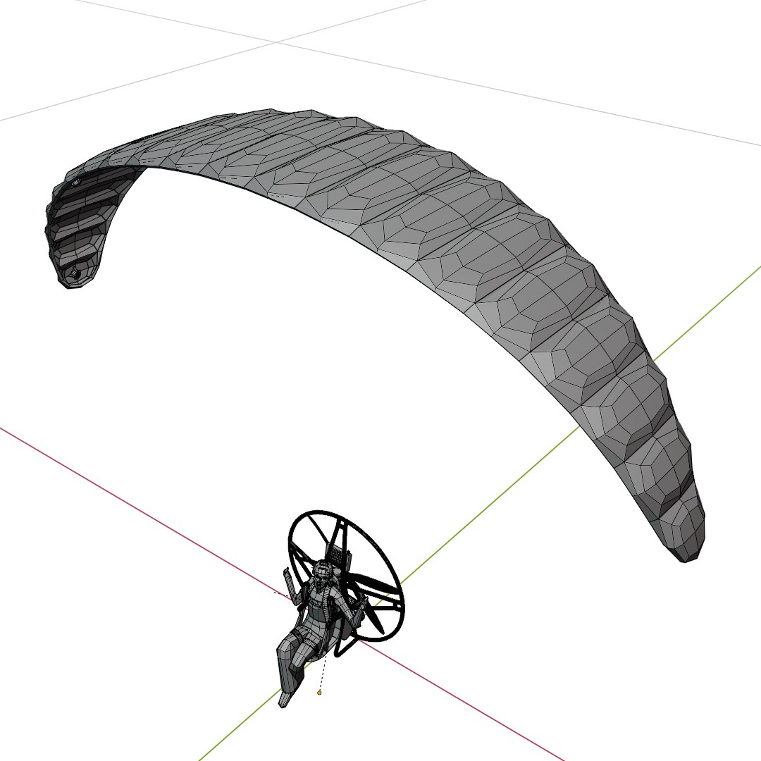 3D Paramotor Pilot - TurboSquid 2096261