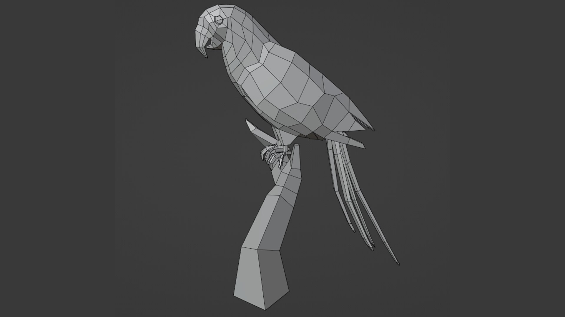 Lowpoly Stylized Parrot 3D Model - TurboSquid 2191768