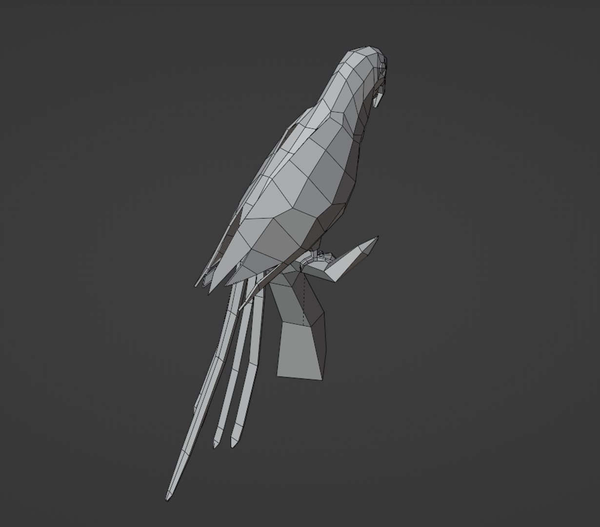 Lowpoly Stylized Parrot 3D Model - TurboSquid 2191768