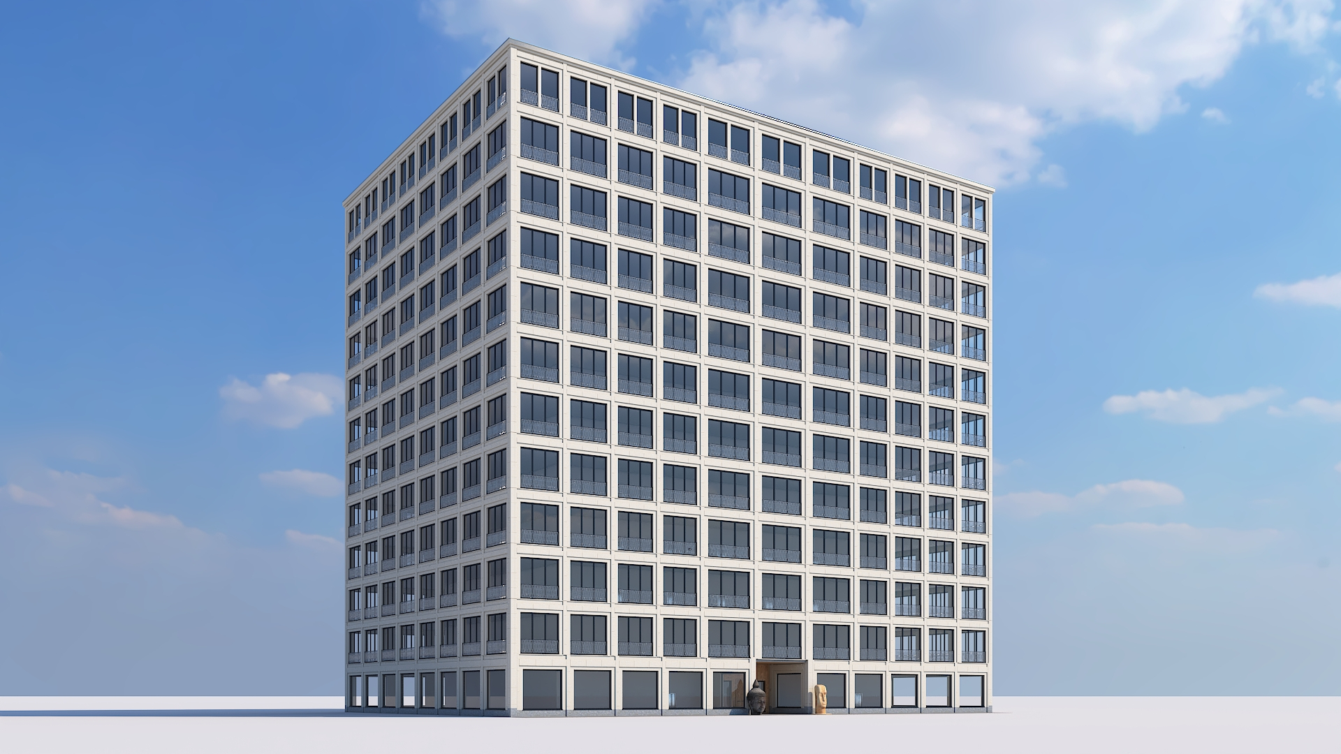 Office Building Collection 02 3D Model - TurboSquid 2049492