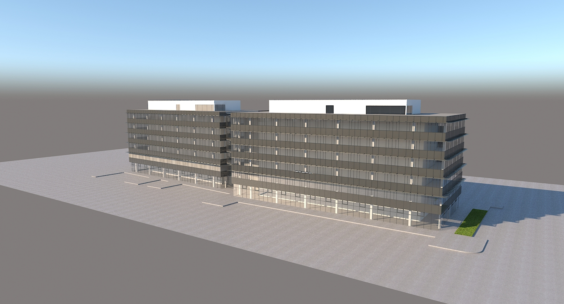 Office Building Collection 02 3D Model - TurboSquid 2049492