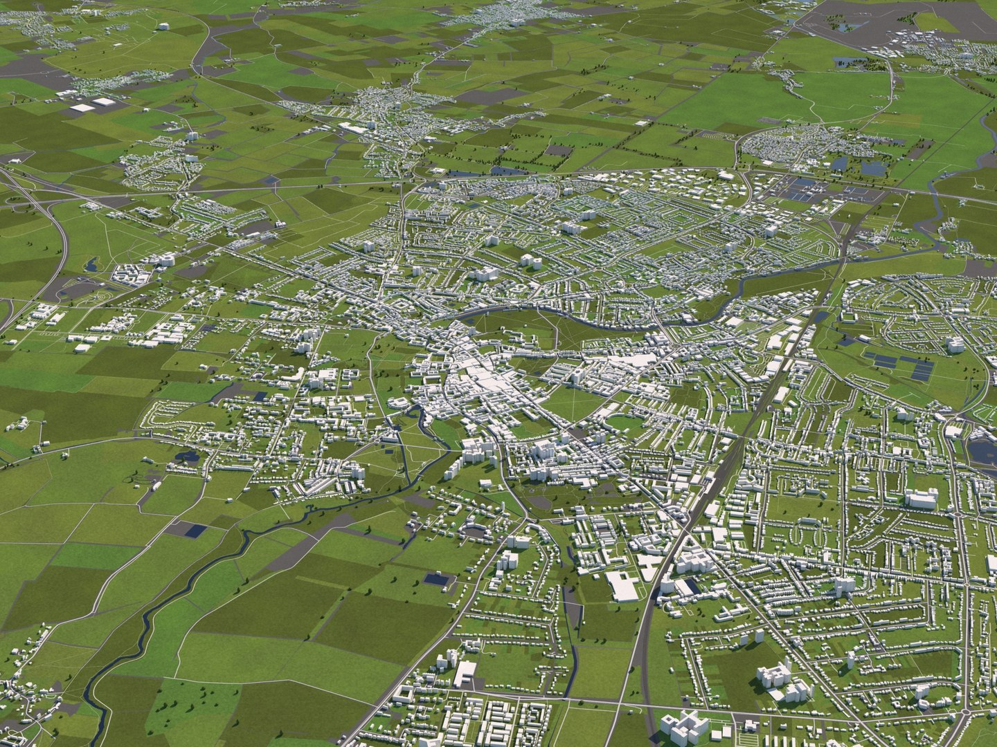 Buildings houses maps 3D model - TurboSquid 1553265