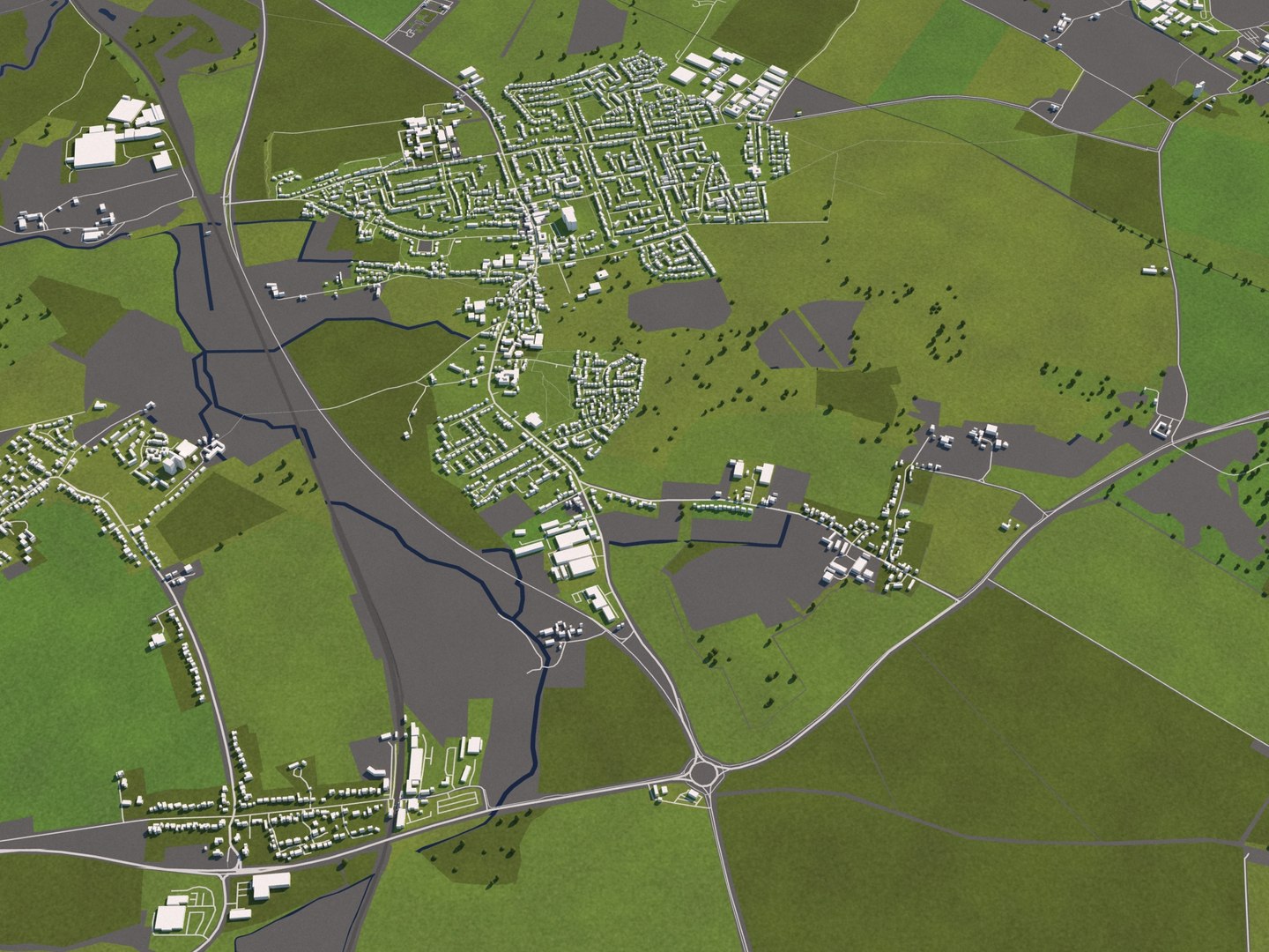 Buildings houses maps 3D model - TurboSquid 1553265