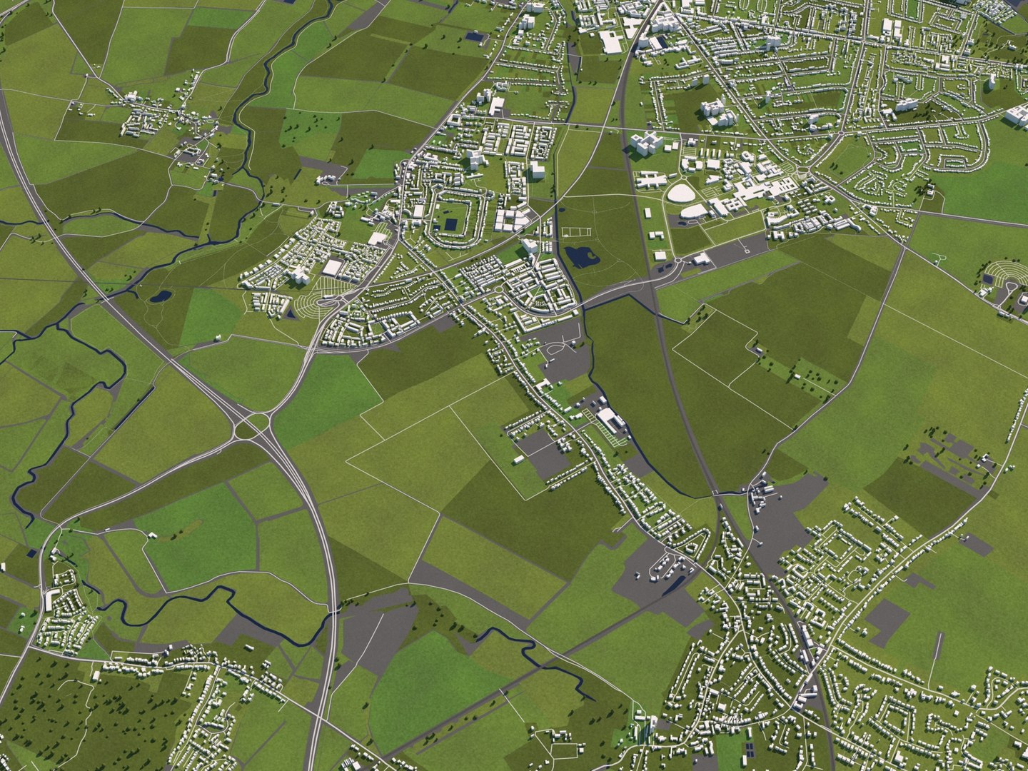 Buildings houses maps 3D model - TurboSquid 1553265