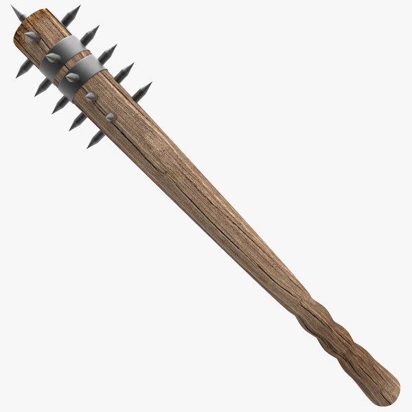 클럽 중세 시대의 무기 3D 모델 - TurboSquid 1042002
