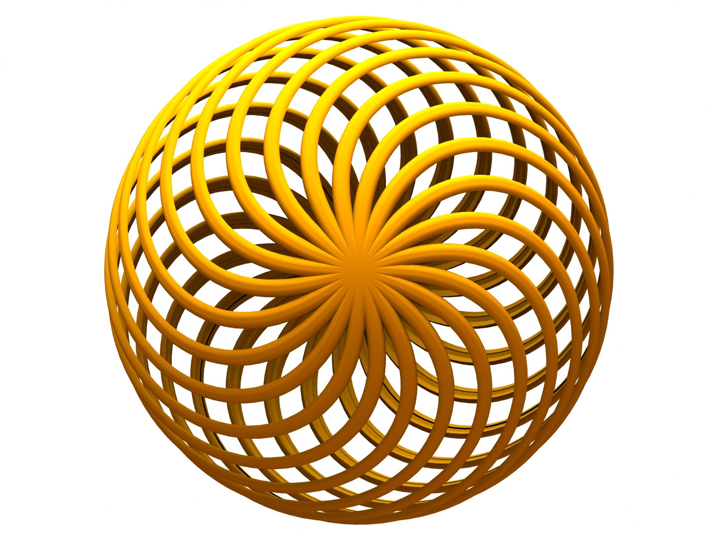 3D Wireframe Shape Geometric Twisted Sphere - TurboSquid 2162528