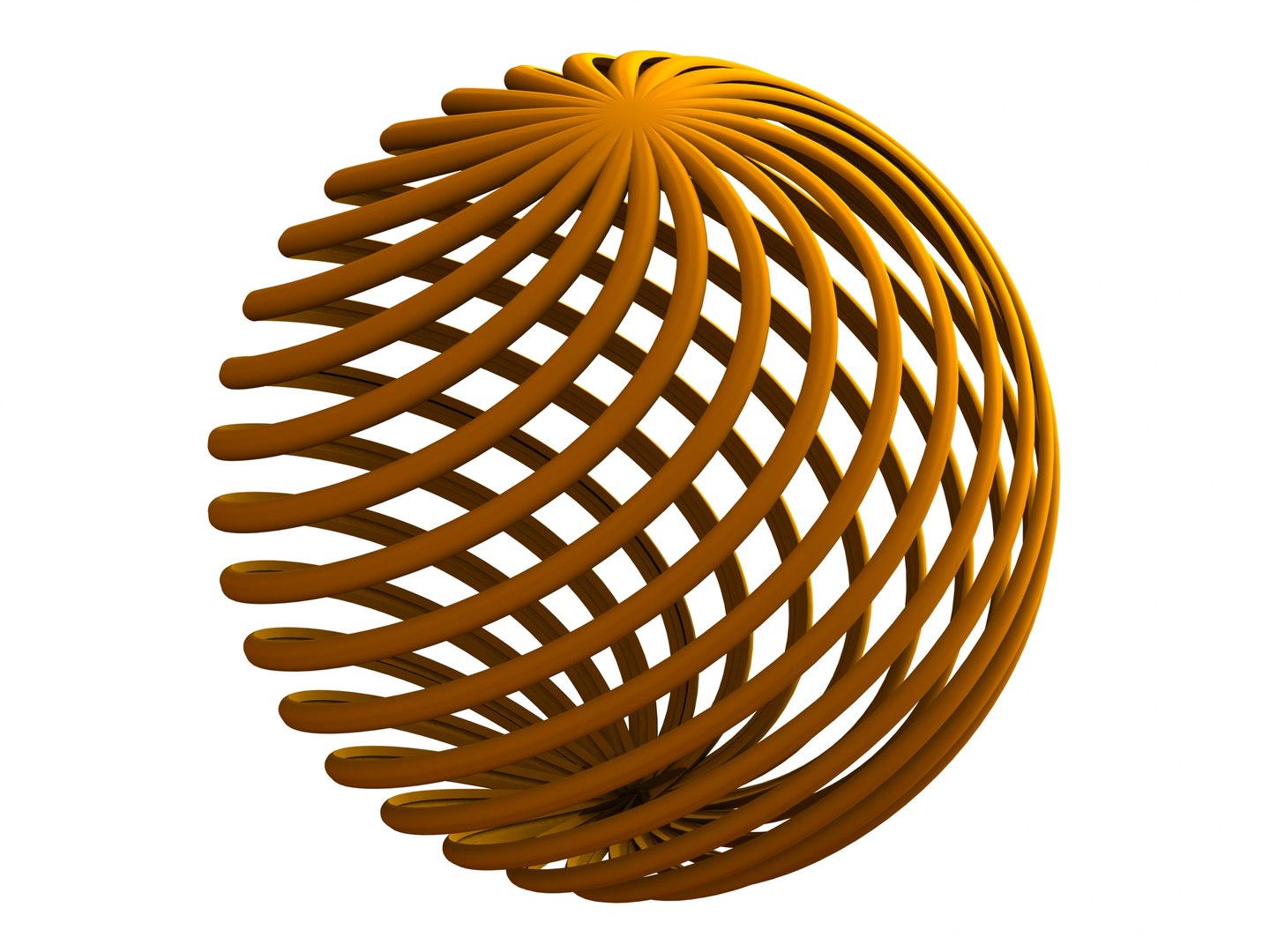 3D Wireframe Shape Geometric Twisted Sphere - TurboSquid 2162528