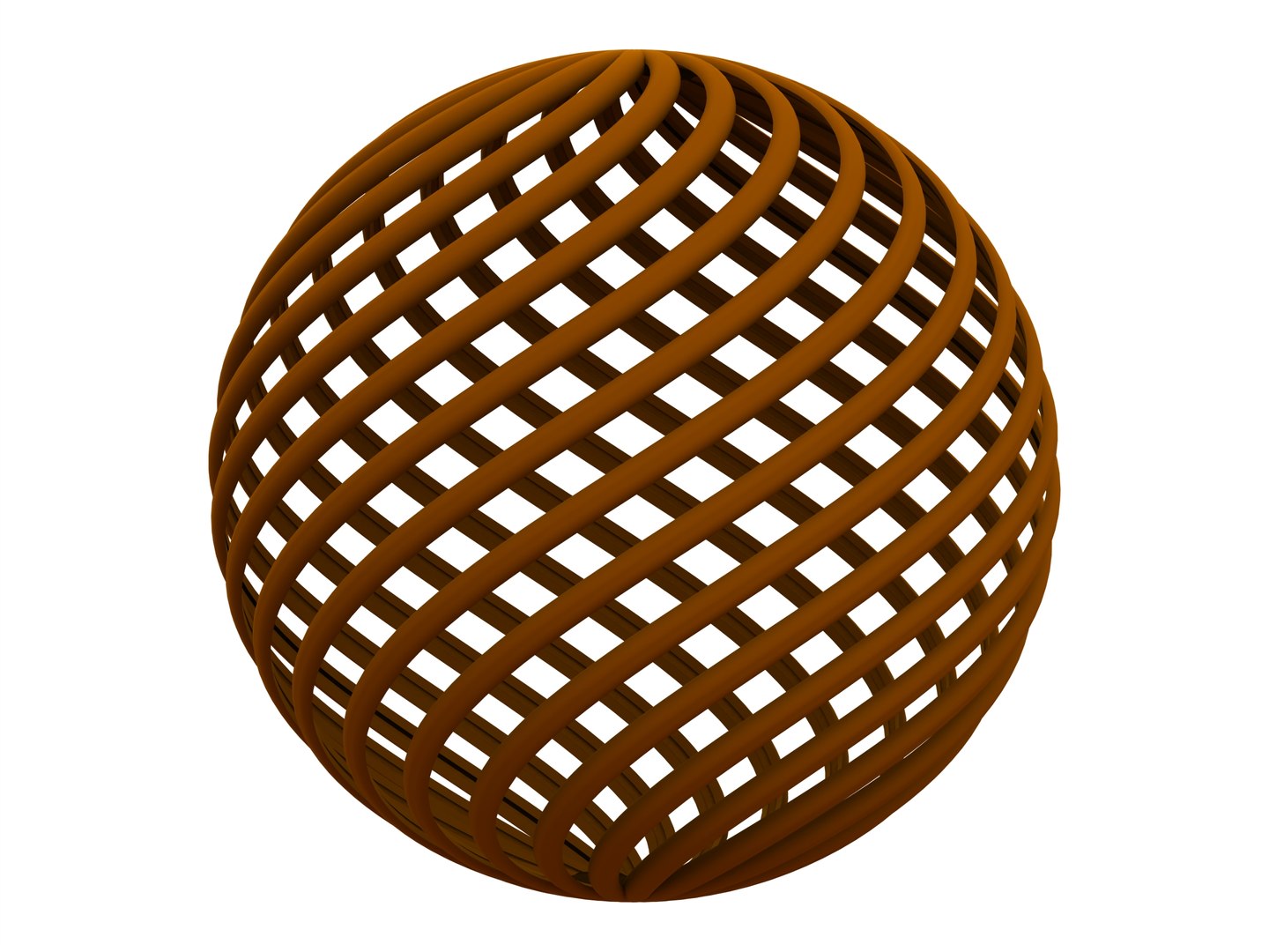 3D Wireframe Shape Geometric Twisted Sphere - TurboSquid 2162528