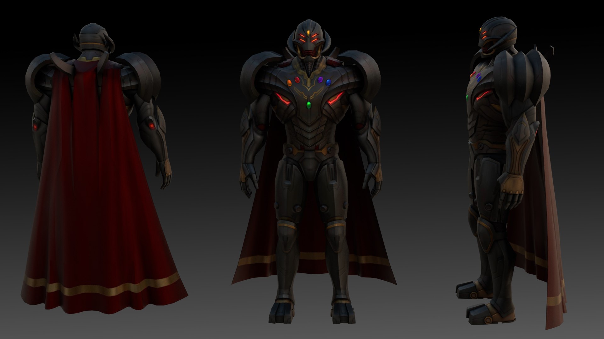 Infinity Ultron 3D Model High Quality Rigged 3D Model - TurboSquid 2346374