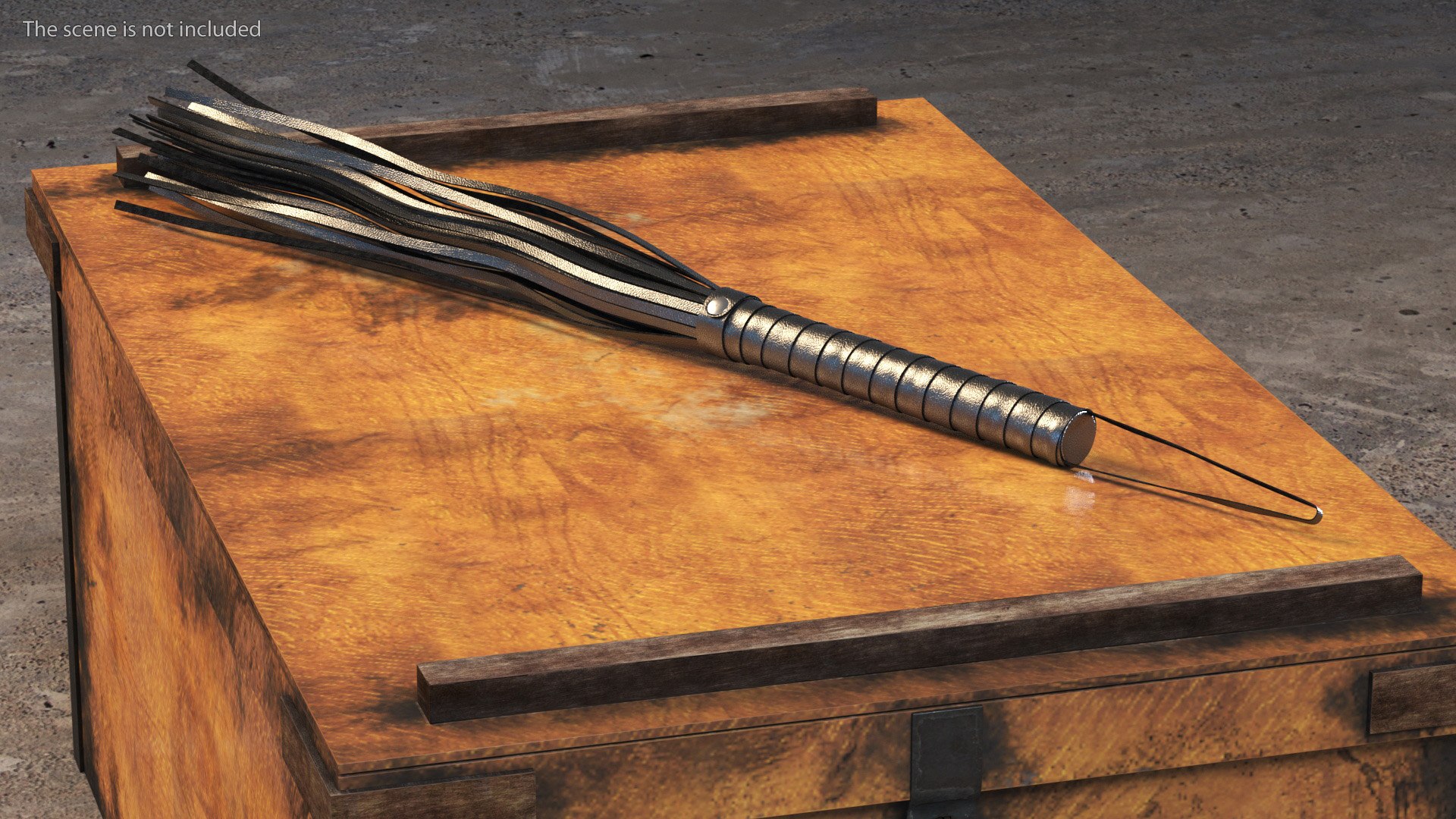 3D Short Whip Black - TurboSquid 2031270