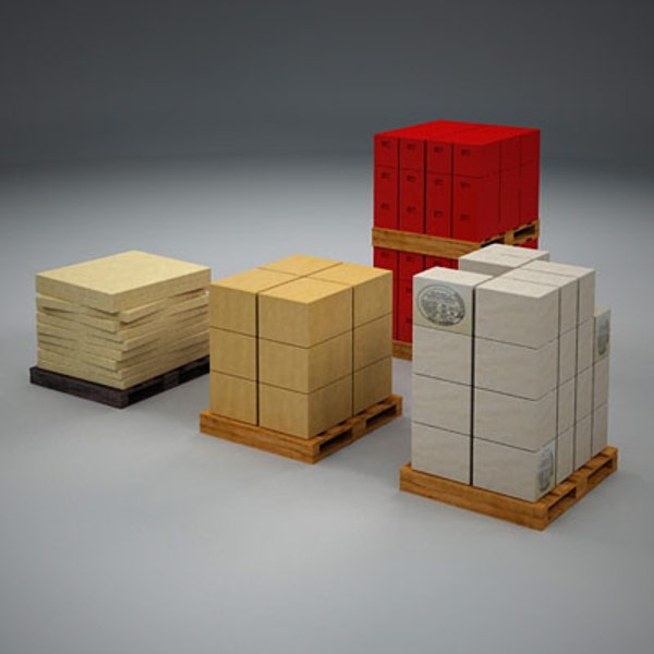 storage elements warehouse 3d model