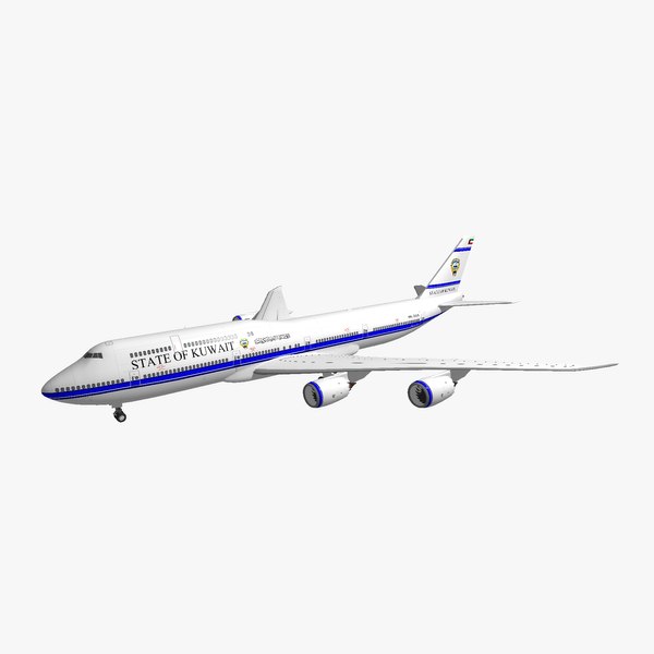 Boeing 747-8i State of Kuwait 3D model - TurboSquid 1861319
