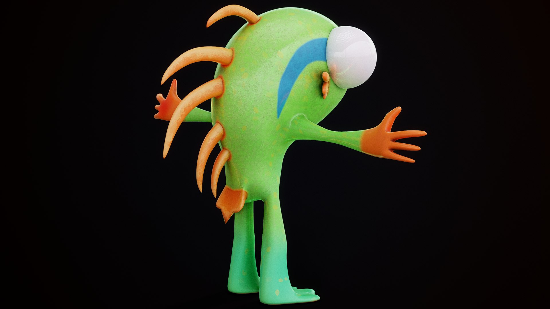 3D murloc warcraft character rigged model - TurboSquid 1641135