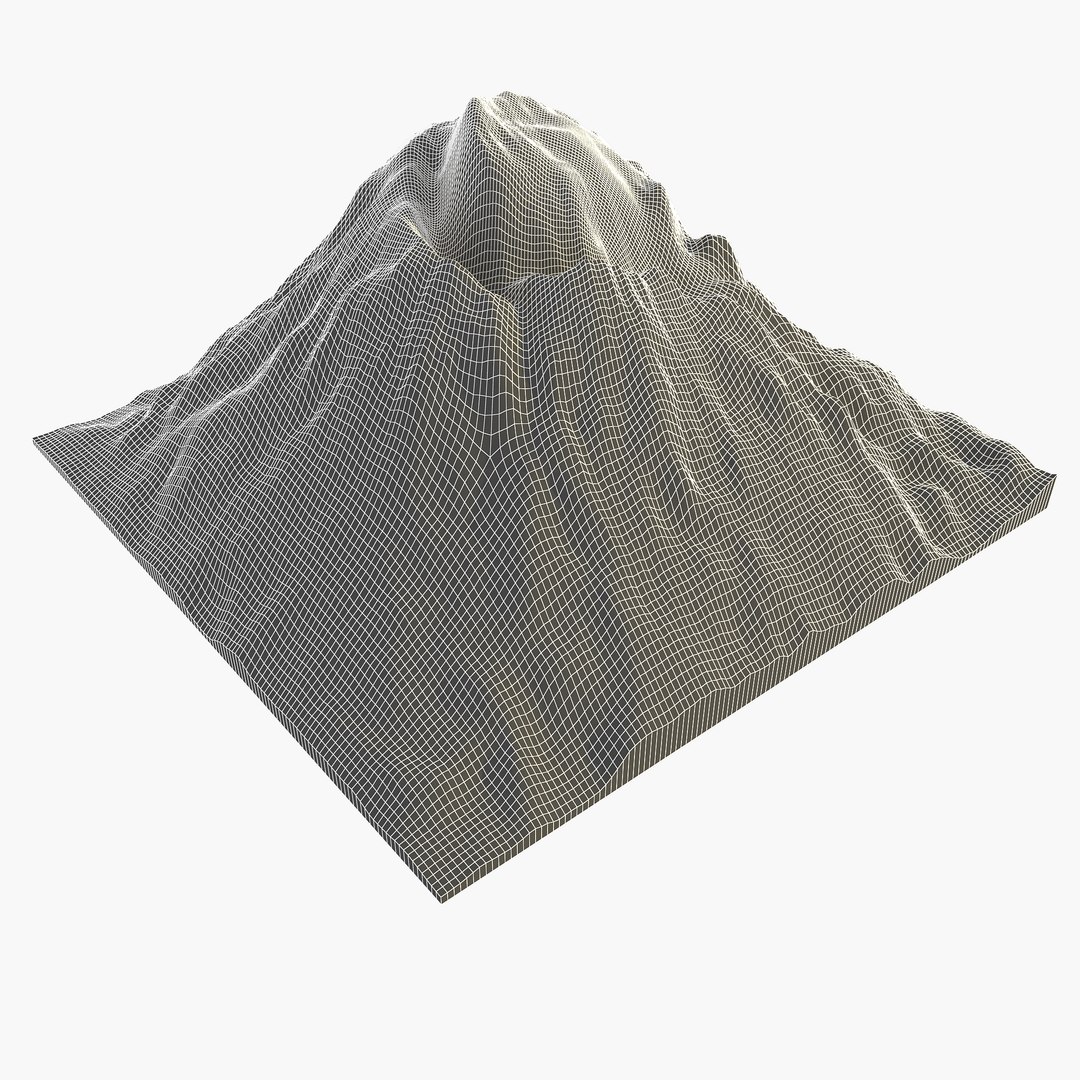 mountain pack 3=2 3d model