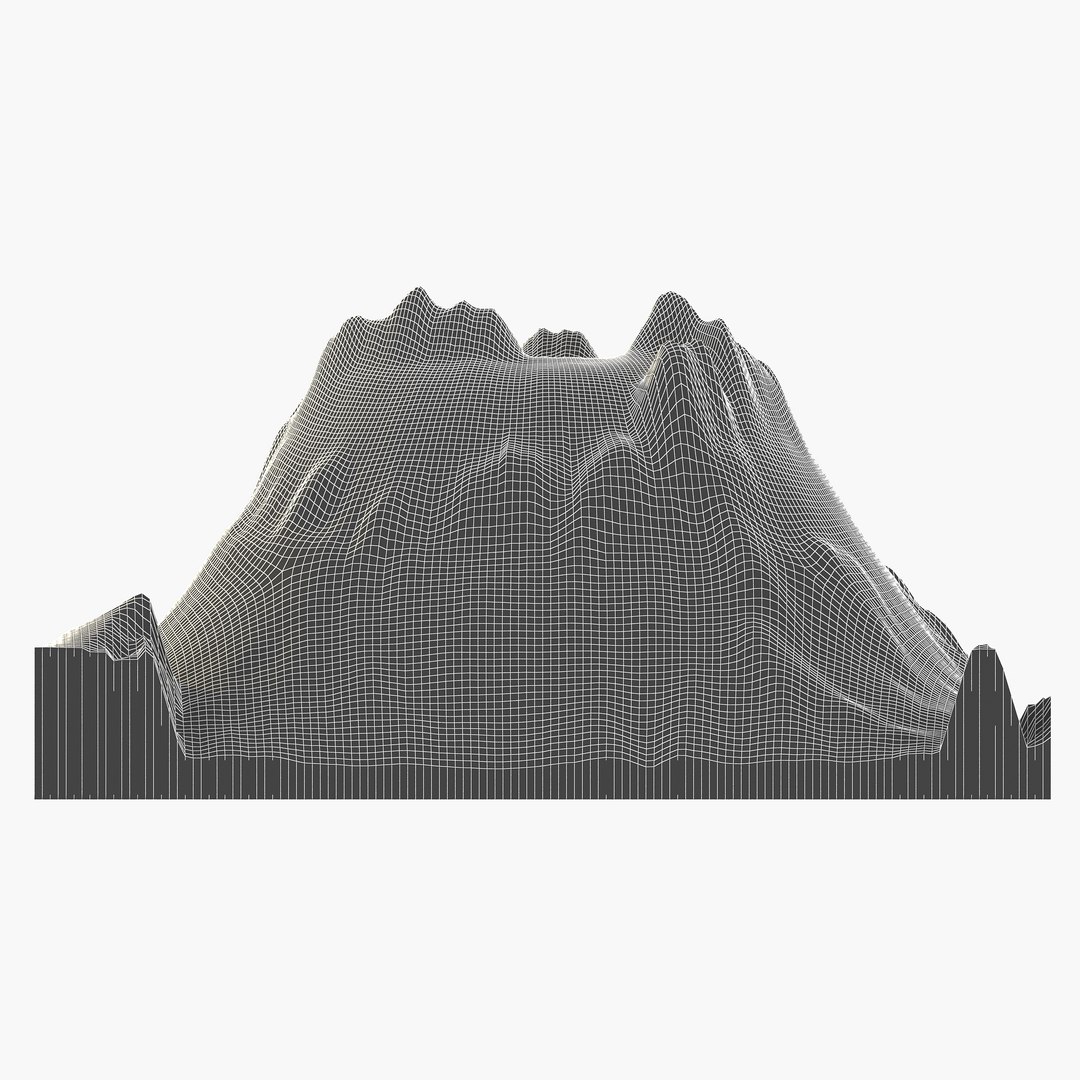 mountain pack 3=2 3d model