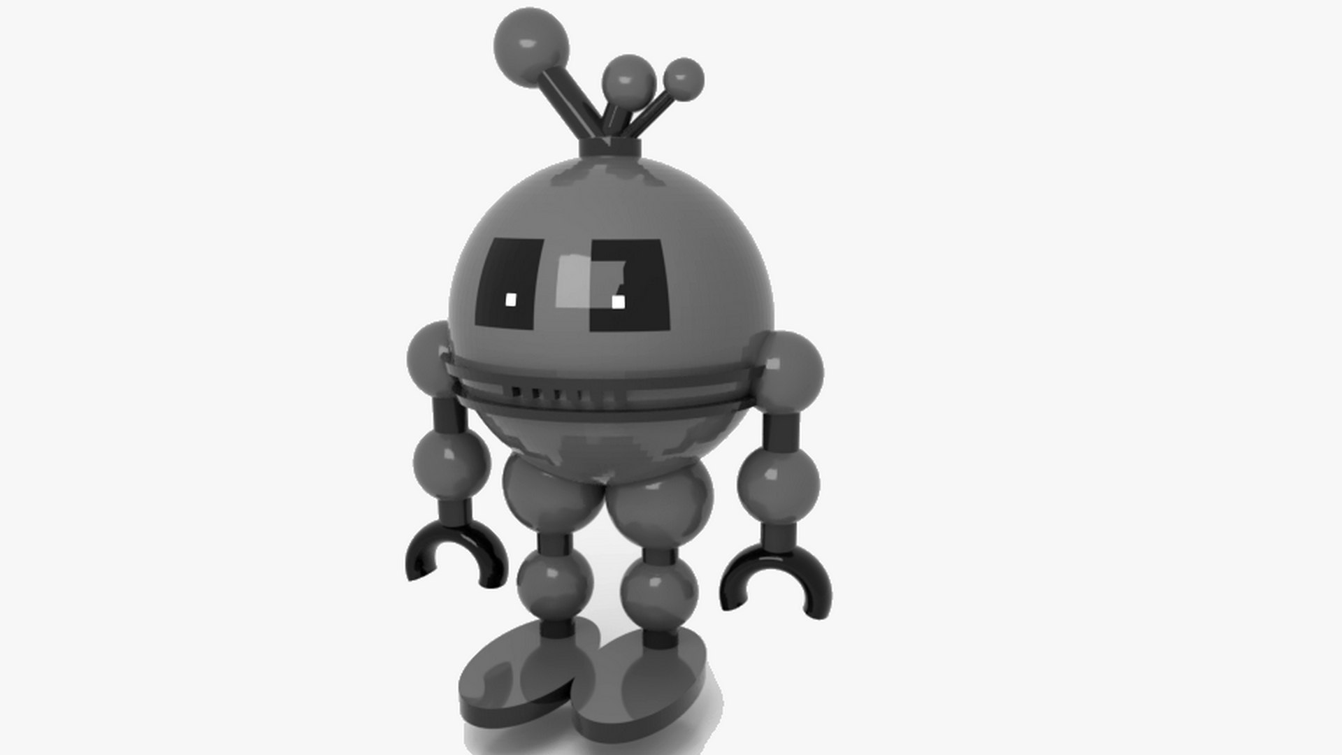 3D Toy Robot 3D Model 2 model - TurboSquid 1870221