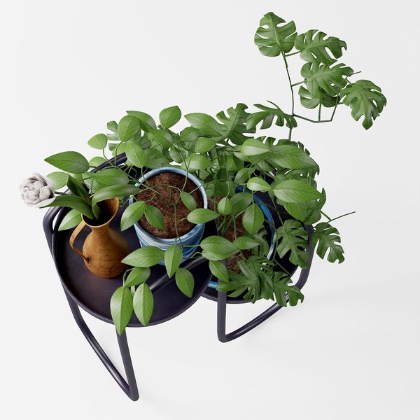 3D model Carley Tiered Plant Stand - TurboSquid 1728238