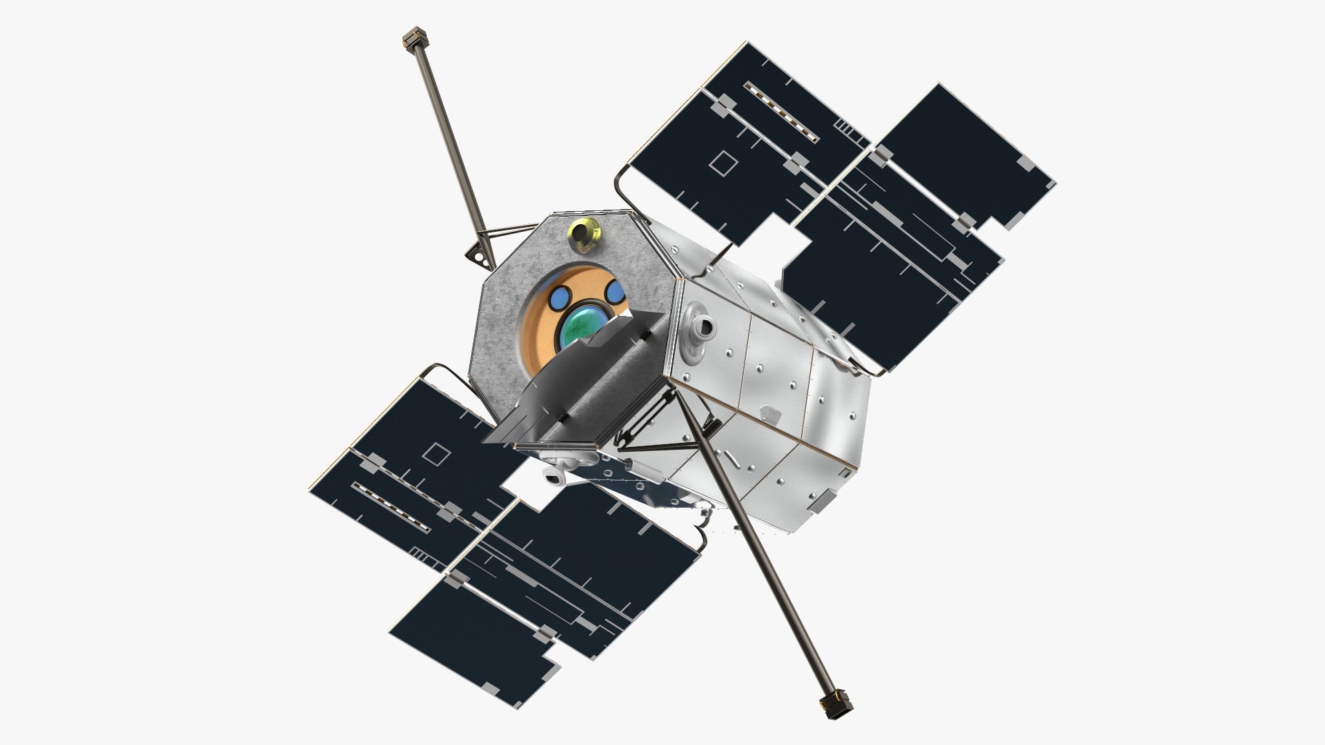 3D The First Space Telescope OAO 2 model - TurboSquid 2106188