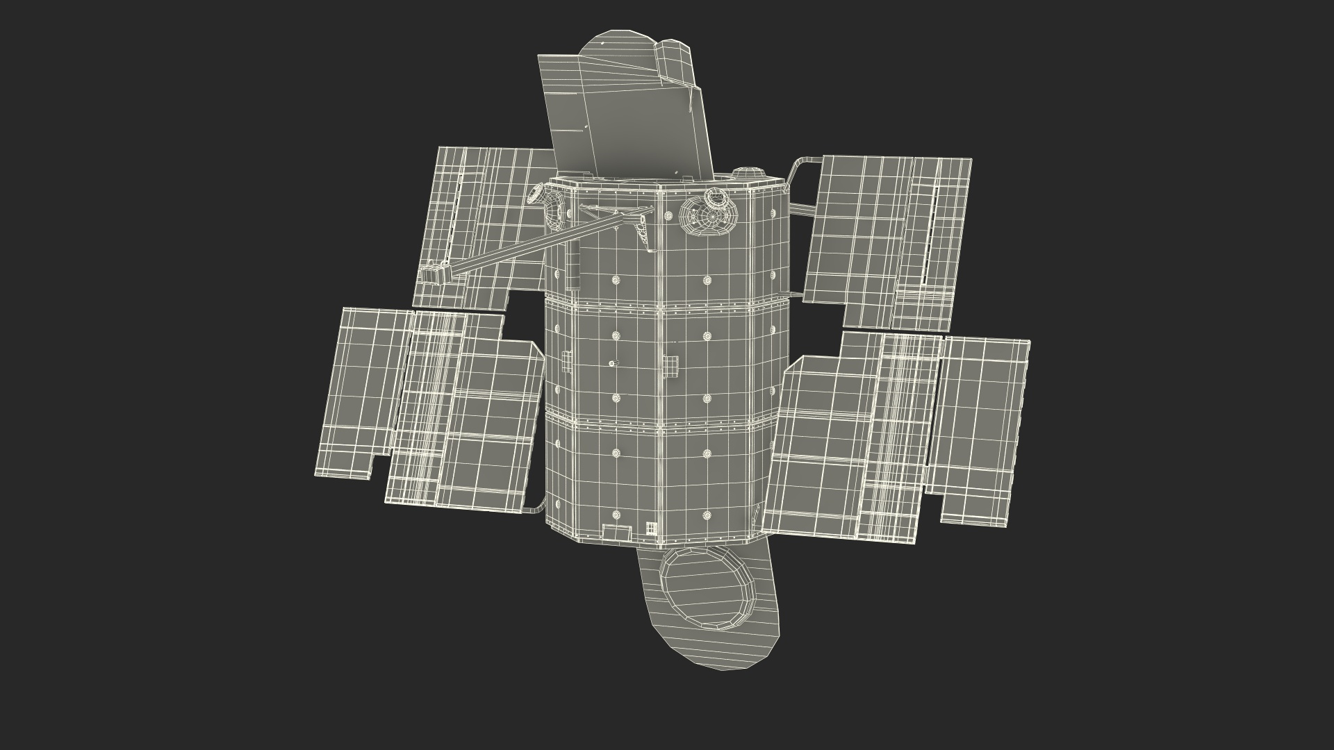3D The First Space Telescope OAO 2 model - TurboSquid 2106188