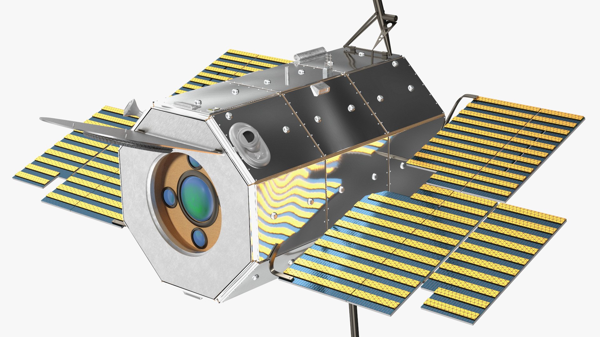 3D The First Space Telescope OAO 2 model - TurboSquid 2106188