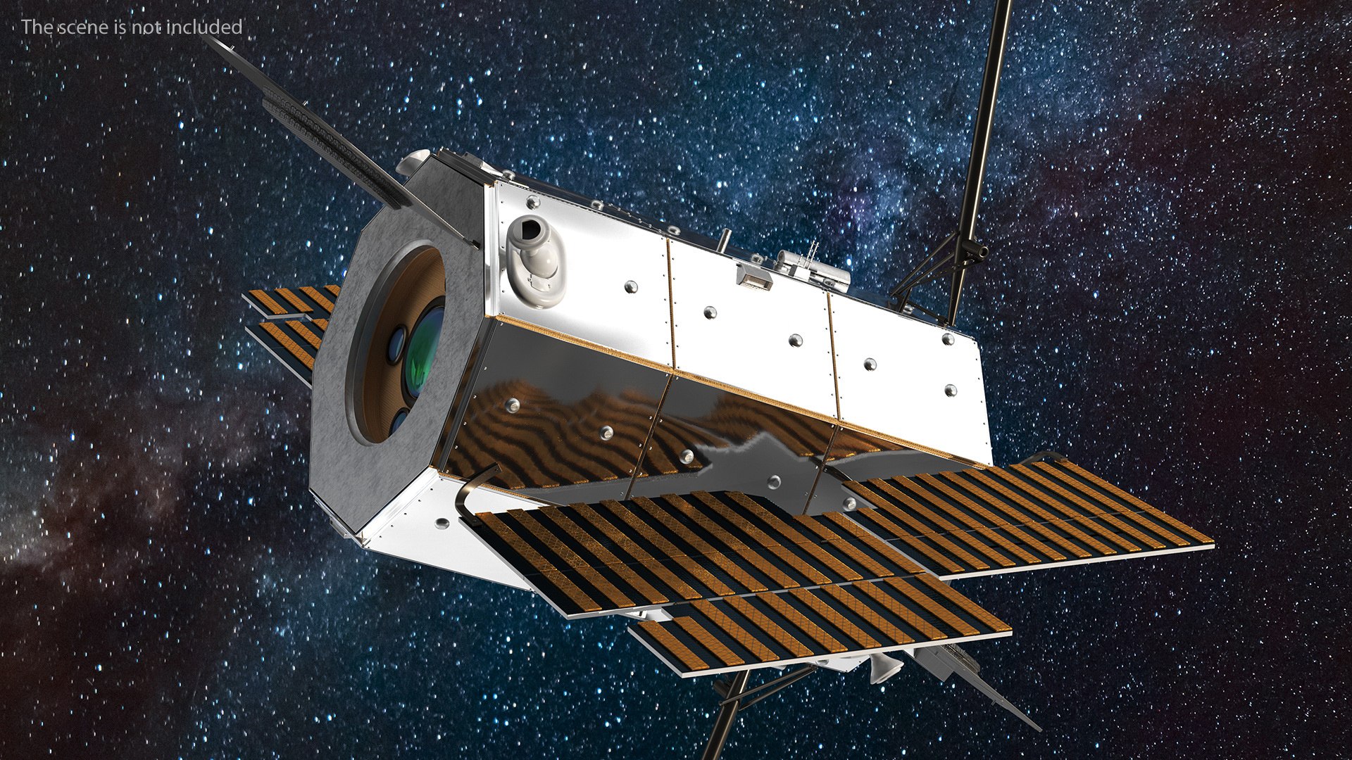 3D The First Space Telescope OAO 2 model - TurboSquid 2106188