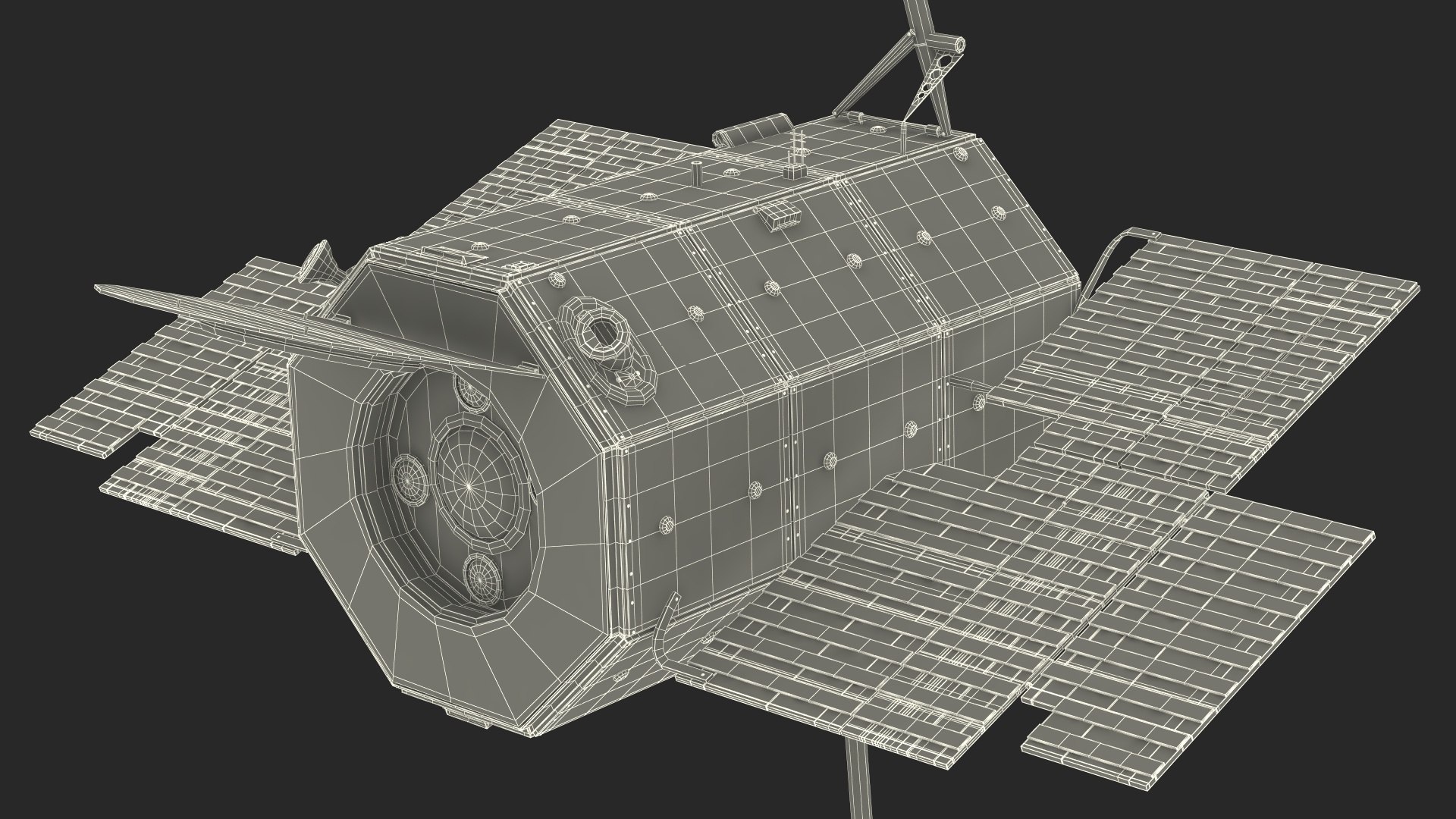 3D The First Space Telescope OAO 2 Model - TurboSquid 2106188