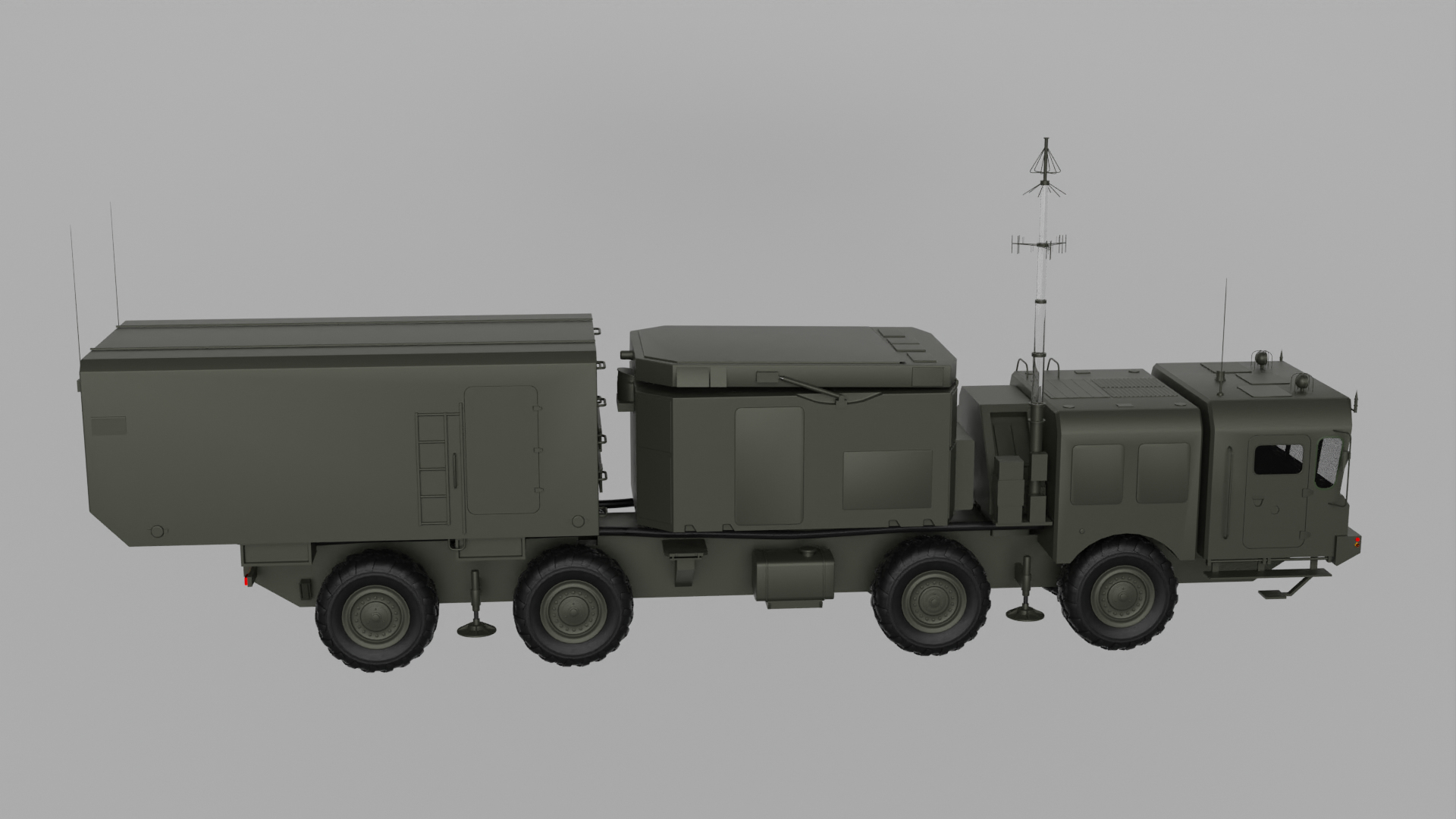 3D Mobile Radar Station 96L6 For S 400 Model - TurboSquid 2223346