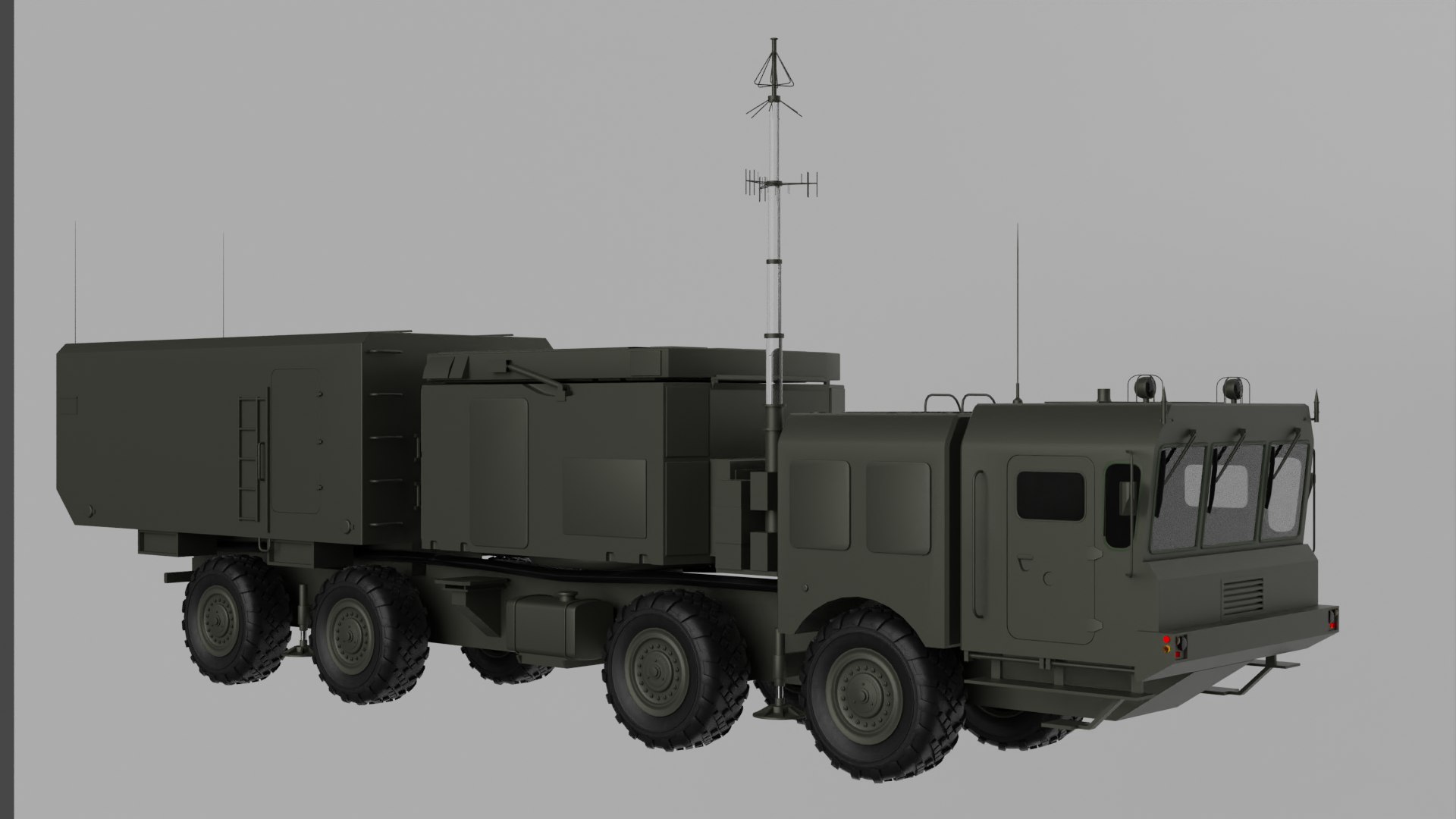 3D Mobile Radar Station 96L6 For S 400 Model - TurboSquid 2223346