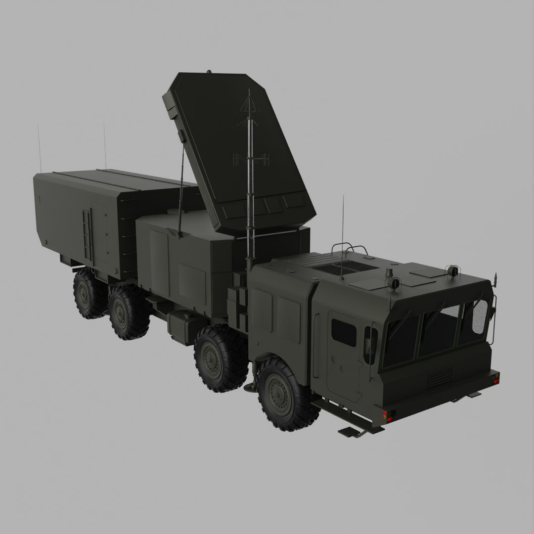 3D Mobile Radar Station 96L6 For S 400 Model - TurboSquid 2223346