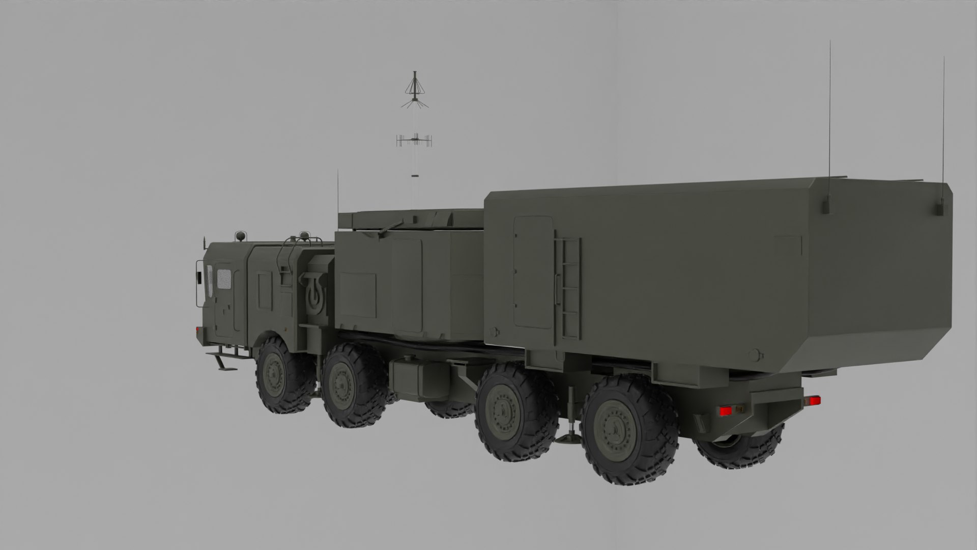 3D Mobile Radar Station 96L6 For S 400 Model - TurboSquid 2223346