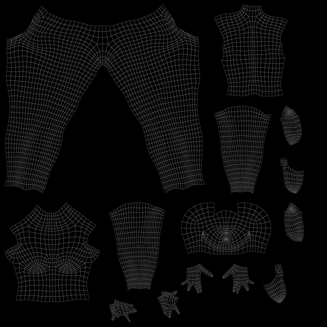 3D Female Base Mesh Character - TurboSquid 1710219