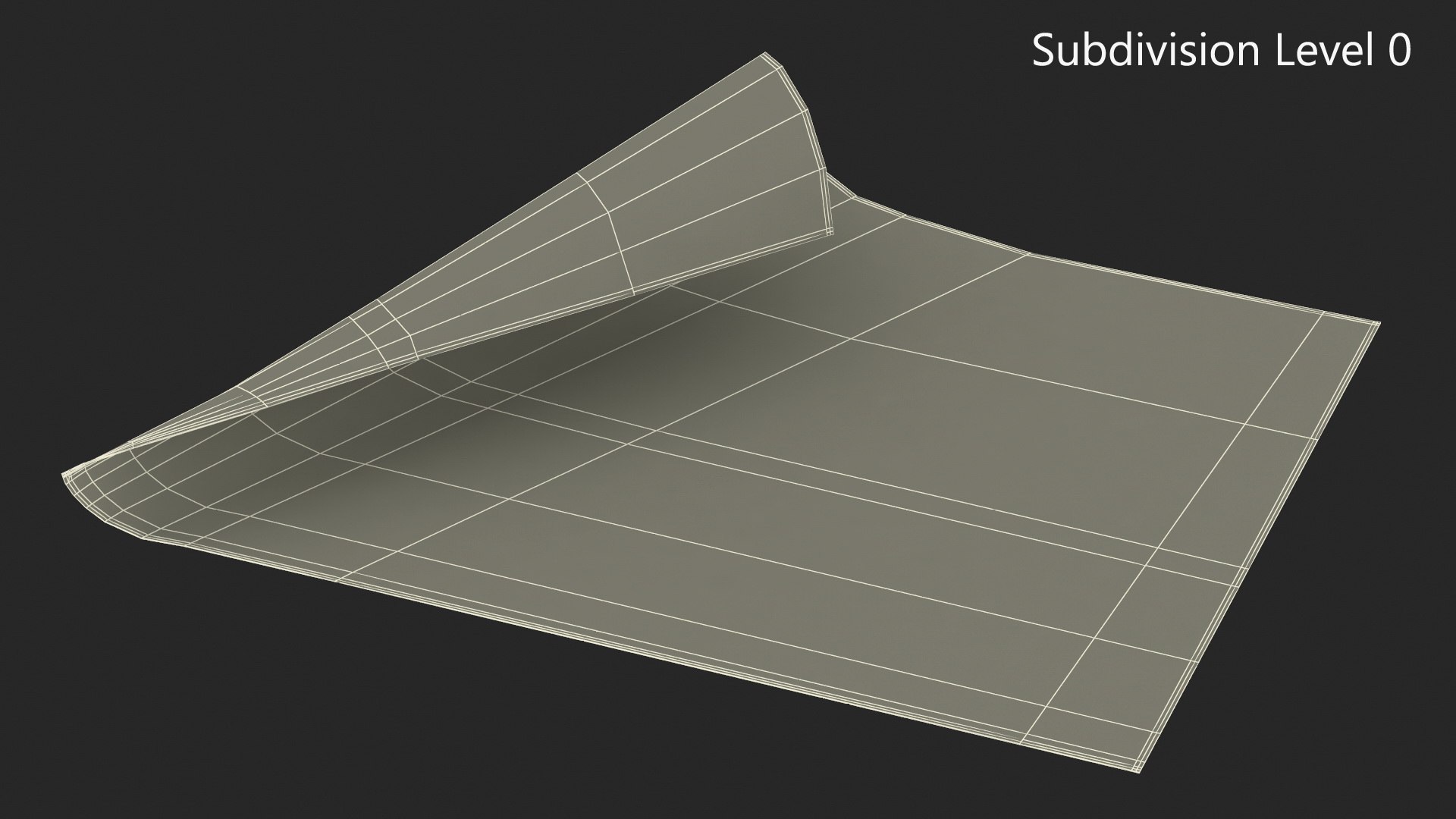 3D Curled Paper Sheet Model - TurboSquid 1993733