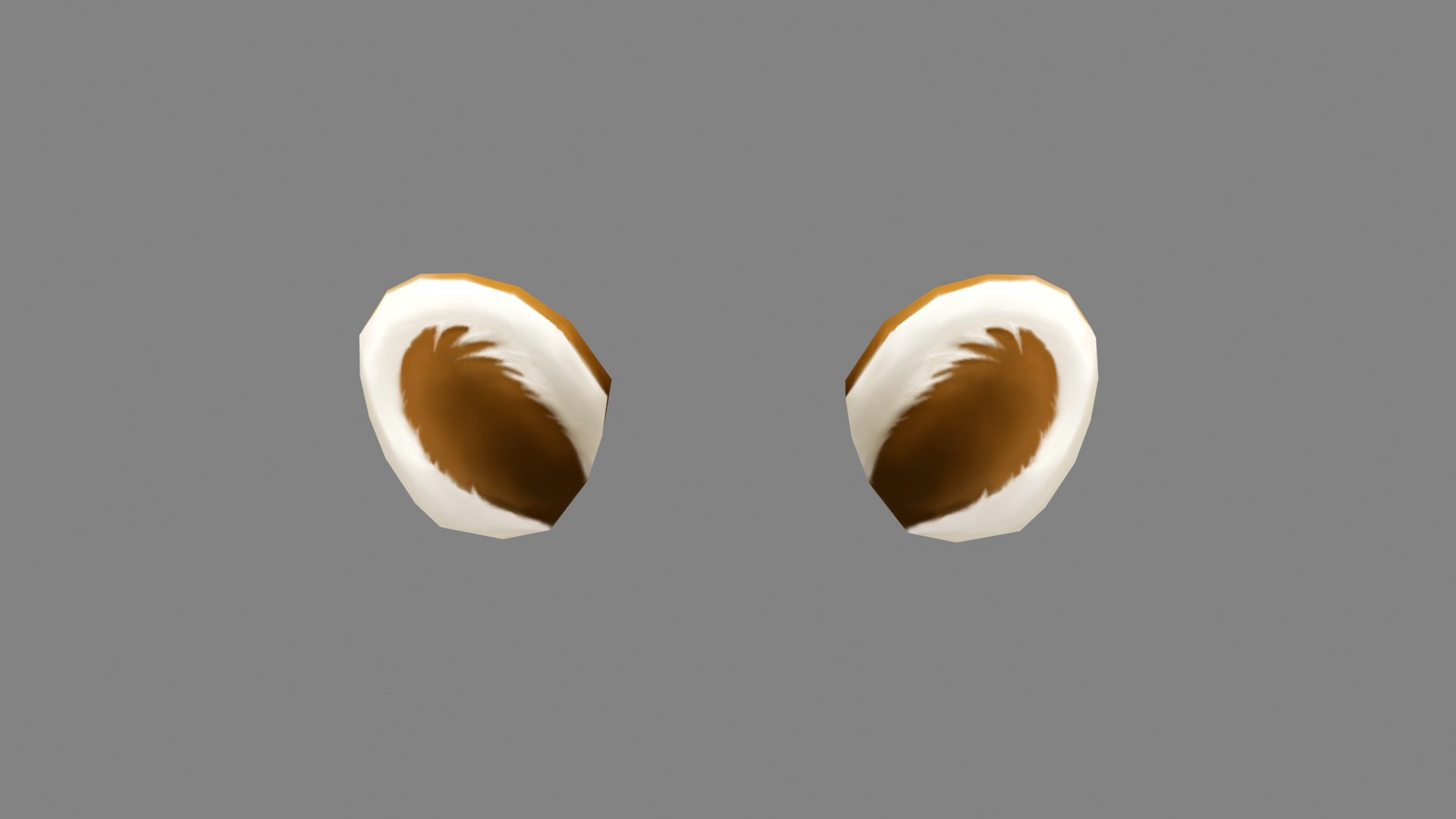3D Cartoon raccoon ears - head decoration - TurboSquid 2105028