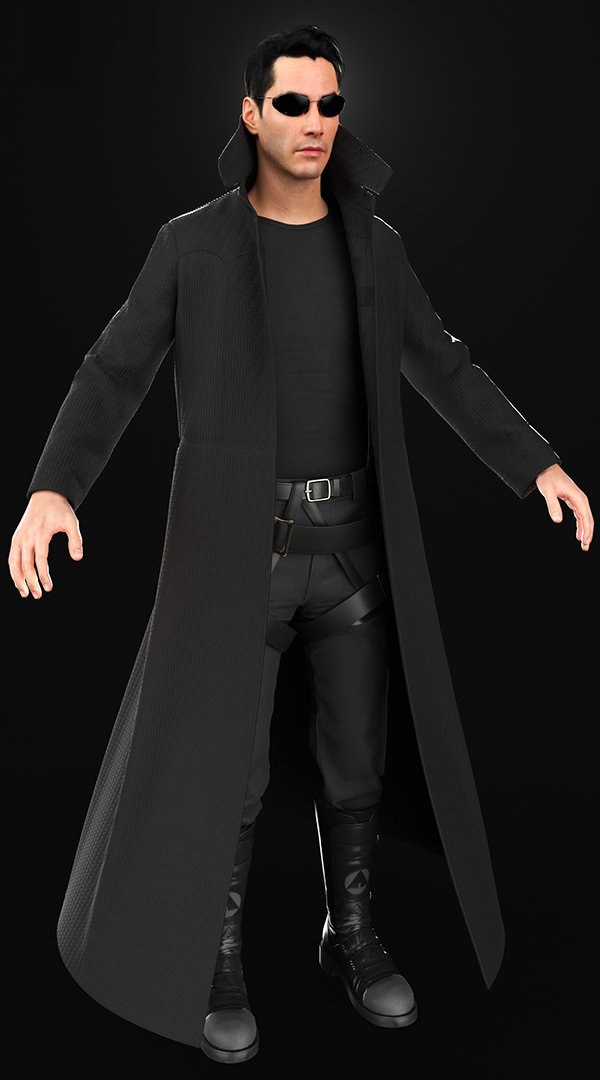 Neo - The Matrix - Dodge This 3D - TurboSquid 2250452