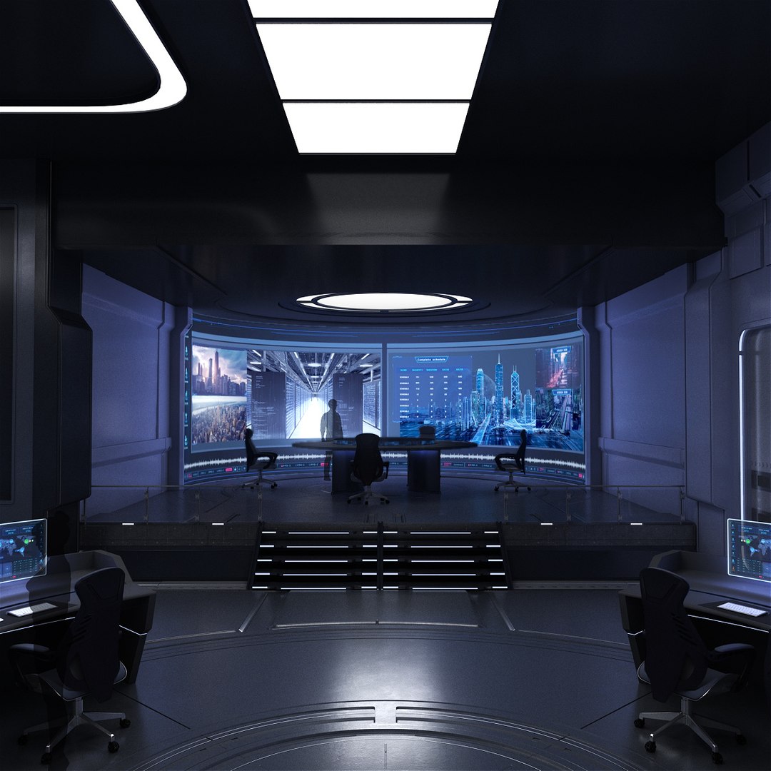 3D monitoring Center Command Center - TurboSquid 2020257