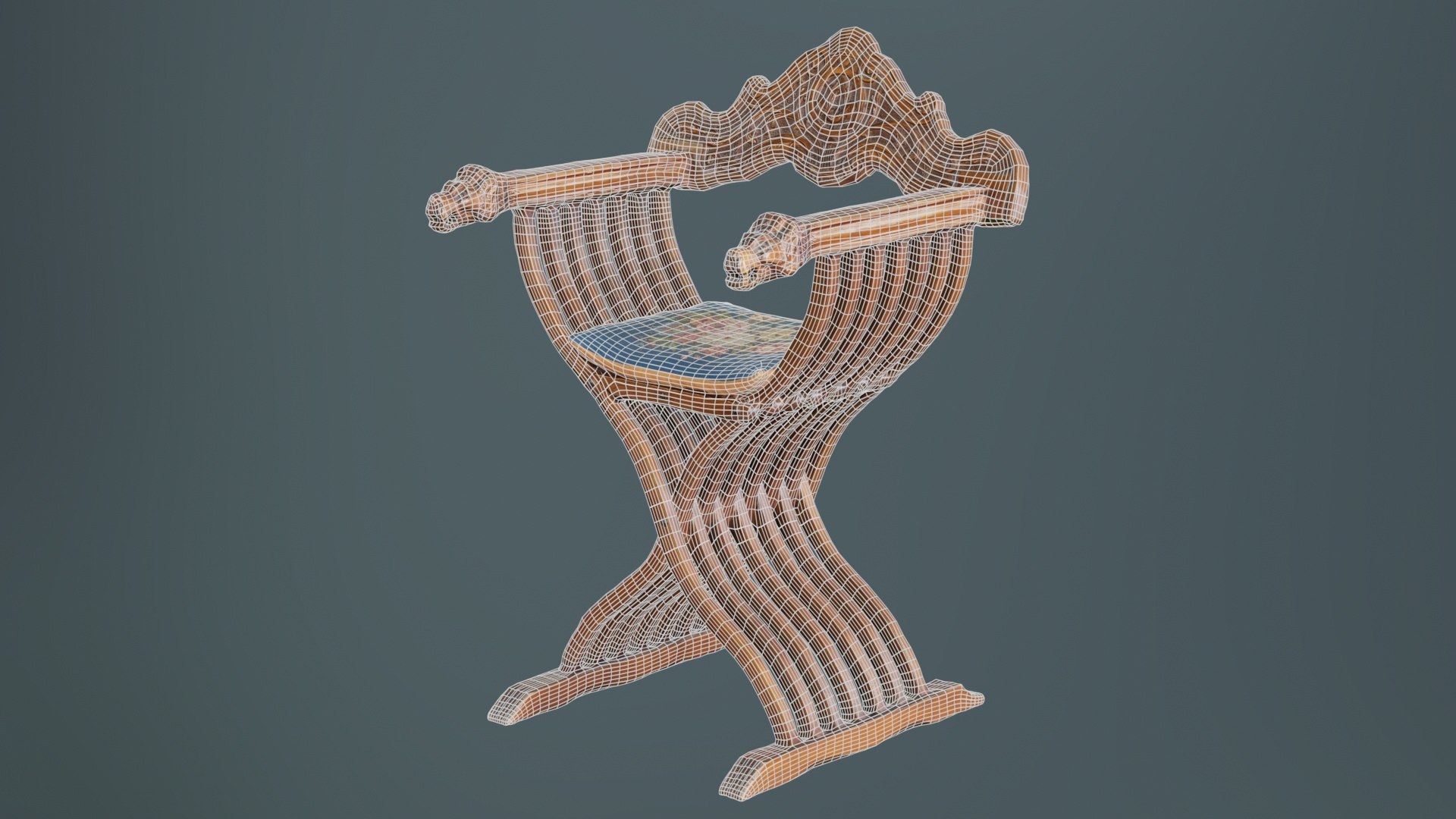 Lion Chair Remastered Model - TurboSquid 2363240