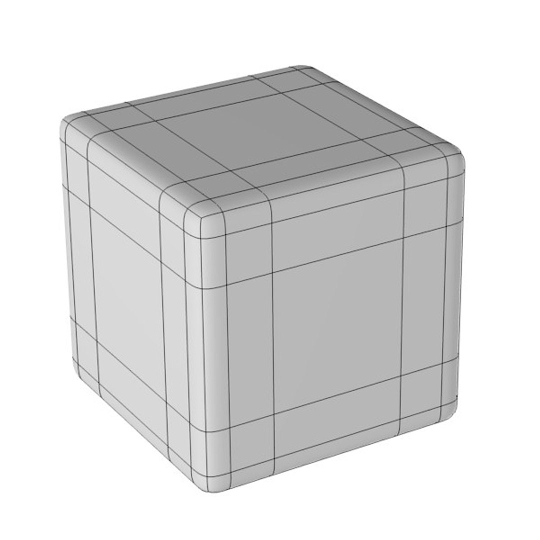 3d model boxes alphabet letters