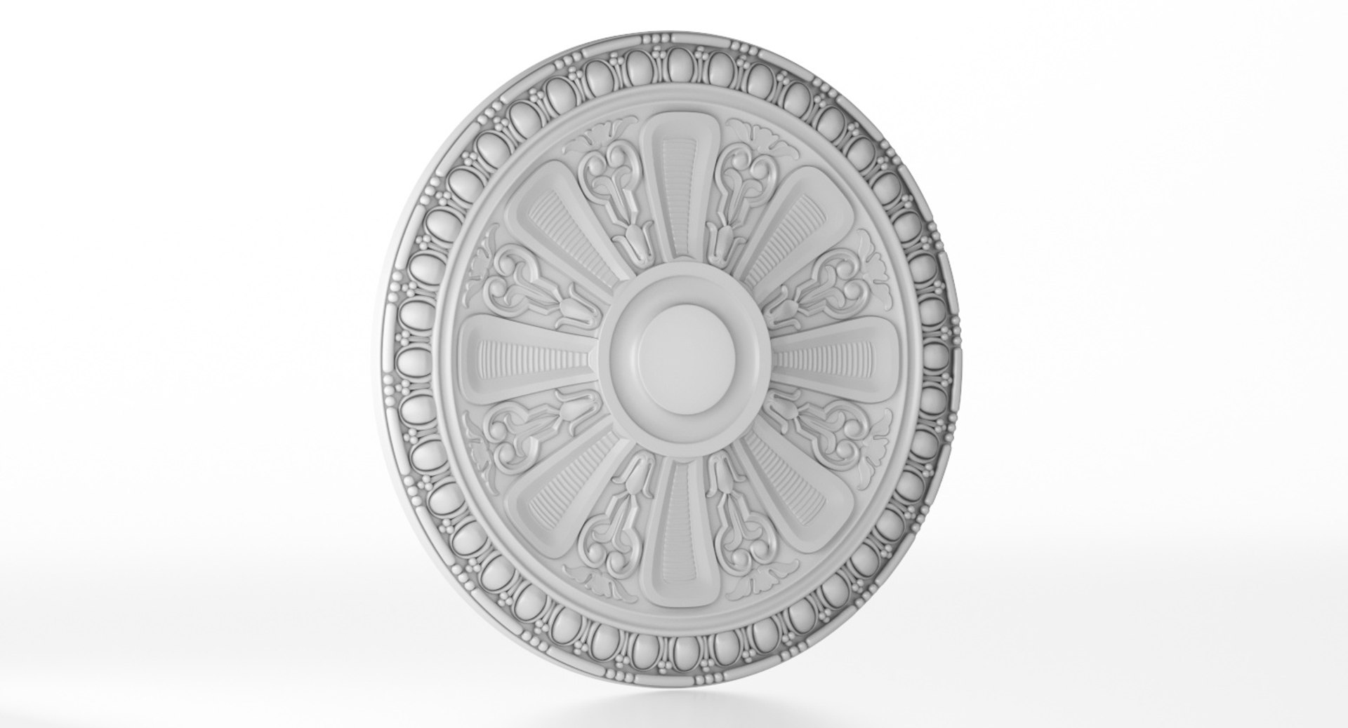 Rose Ceiling Medallion M101 3D Model - TurboSquid 1315384