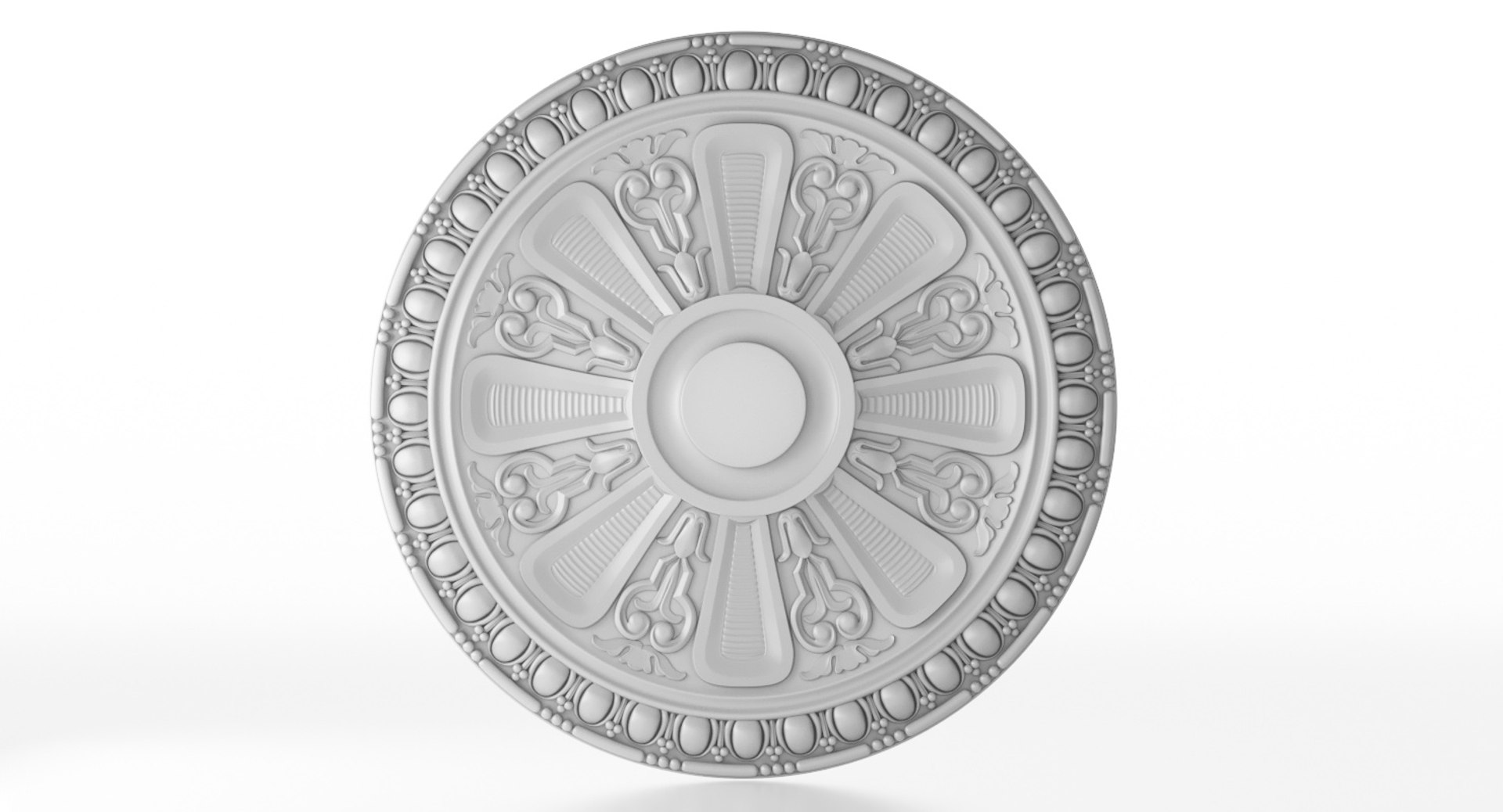 Rose Ceiling Medallion M101 3D Model - TurboSquid 1315384