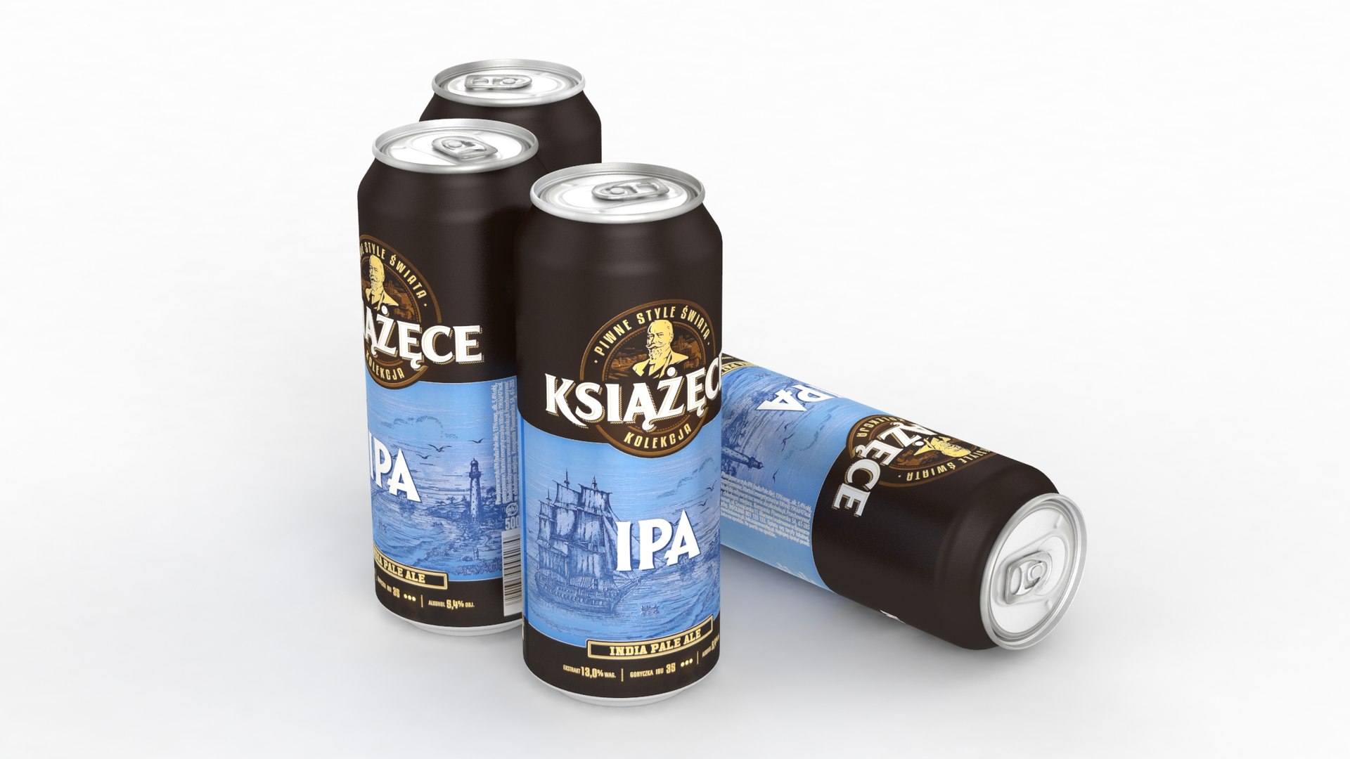 Beer Can Ksiazece IPA 500ml 2024 Model - TurboSquid 2250158