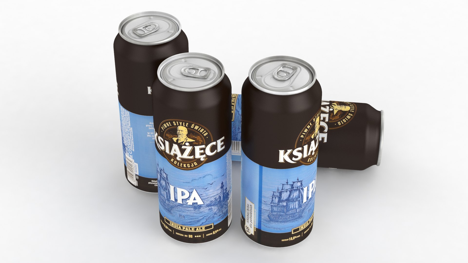 Beer Can Ksiazece IPA 500ml 2024 Model - TurboSquid 2250158