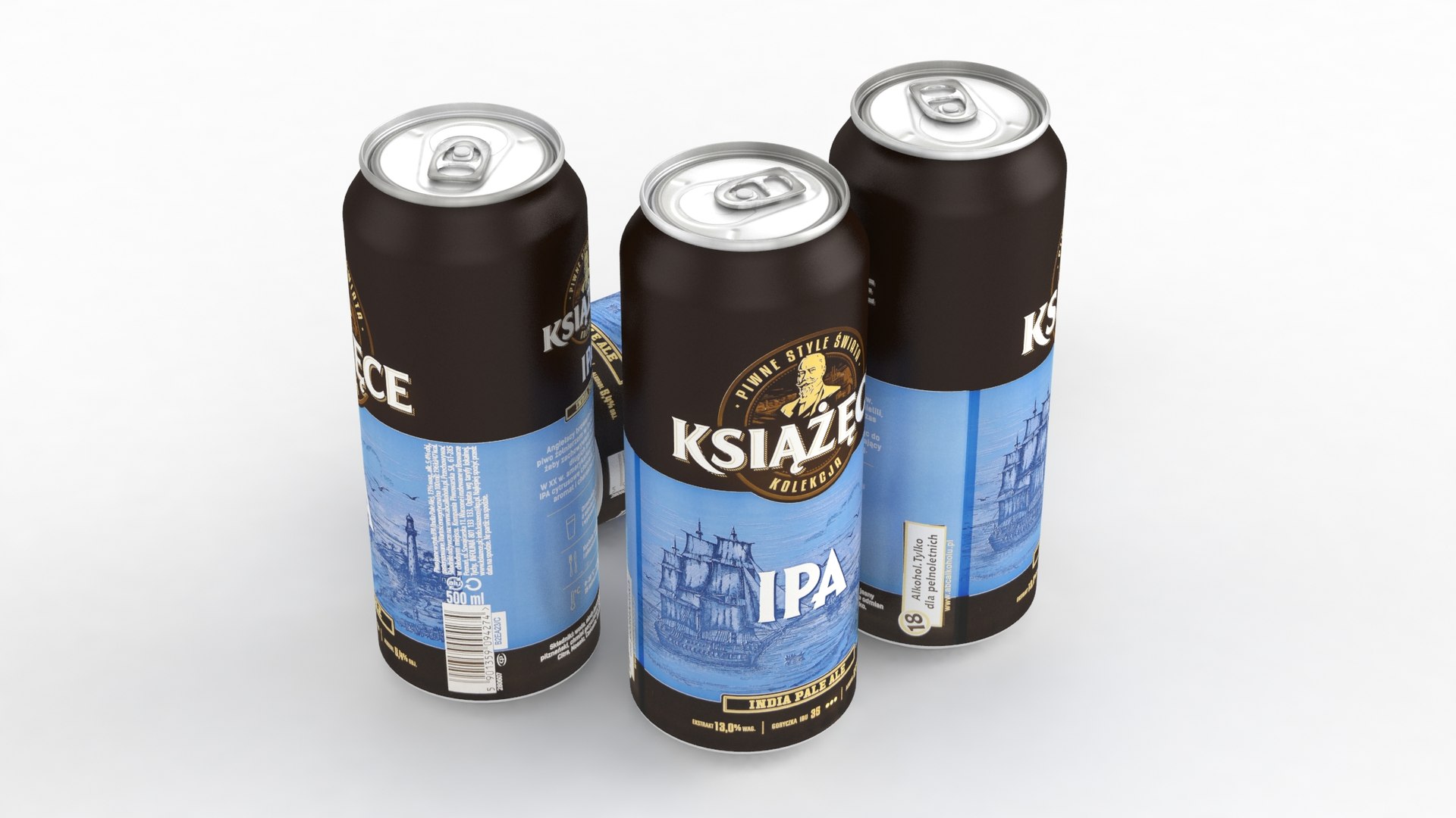 Beer Can Ksiazece IPA 500ml 2024 Model - TurboSquid 2250158