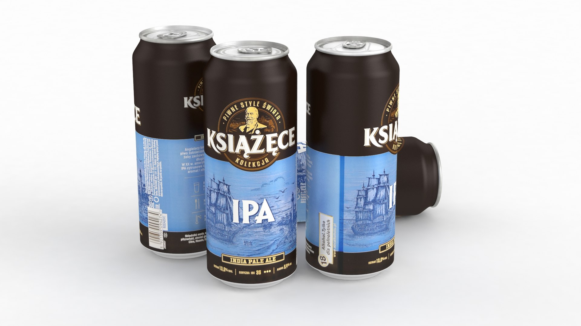 Beer Can Ksiazece IPA 500ml 2024 Model - TurboSquid 2250158