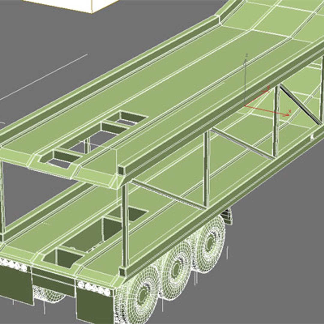 3d Model Semi Trailer Truck