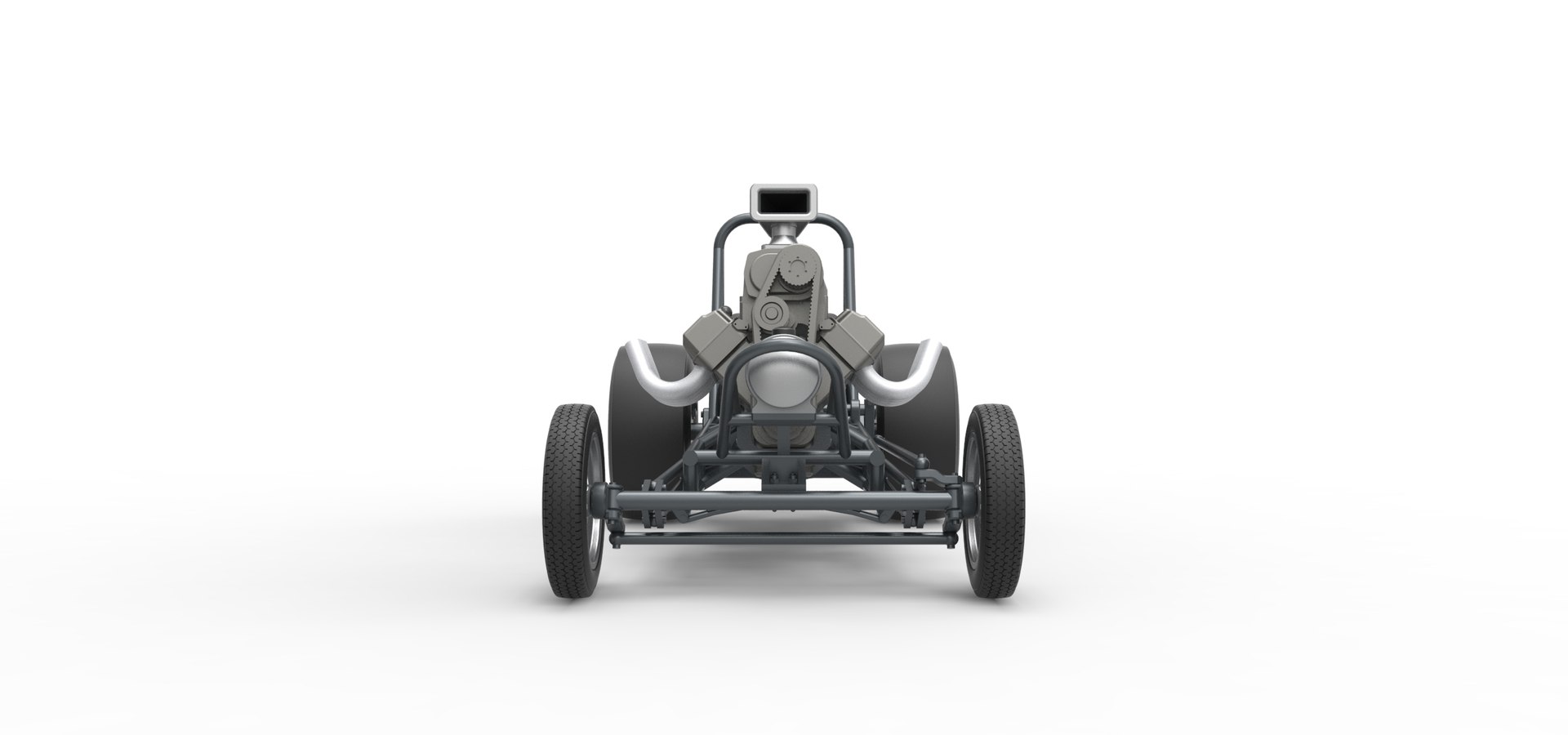 3D Vintage Front Engine Dragster Base Scale 1 To 25 - TurboSquid 2415373