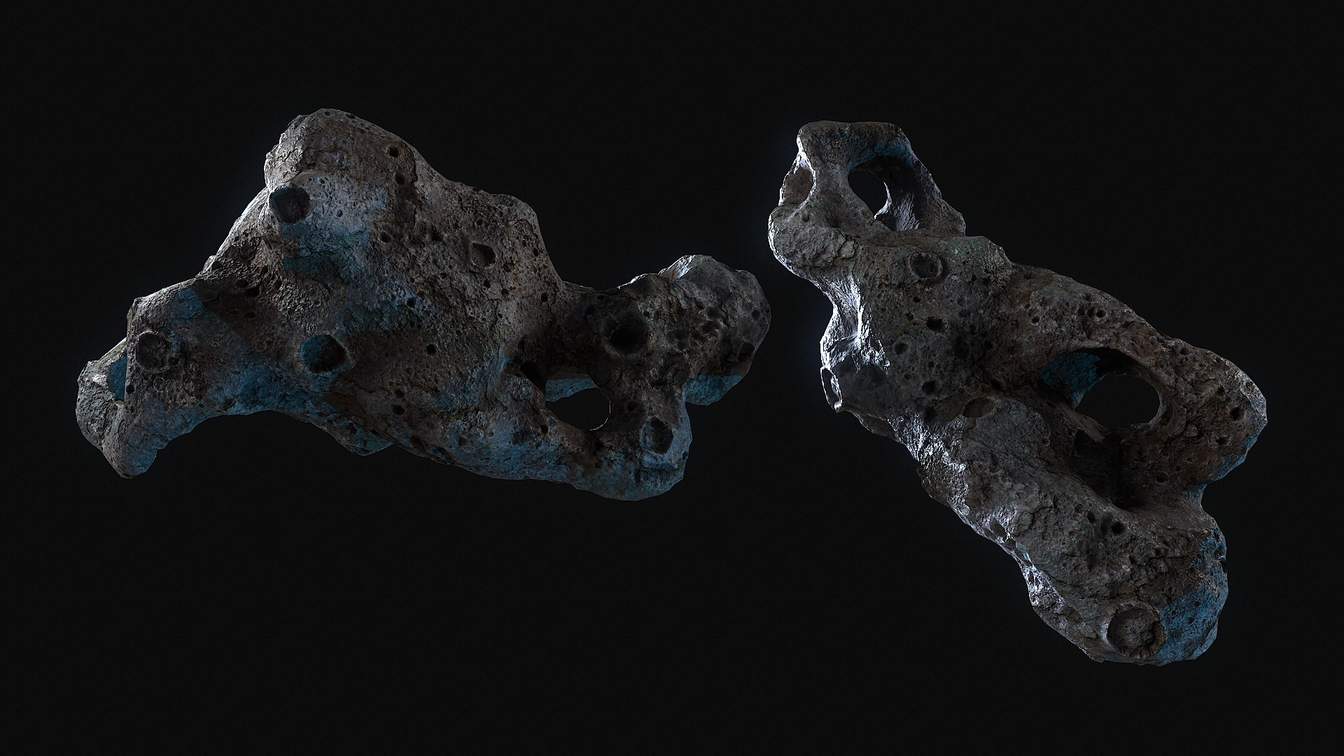 Realistic Asteroid 9 3D Model - TurboSquid 2294778