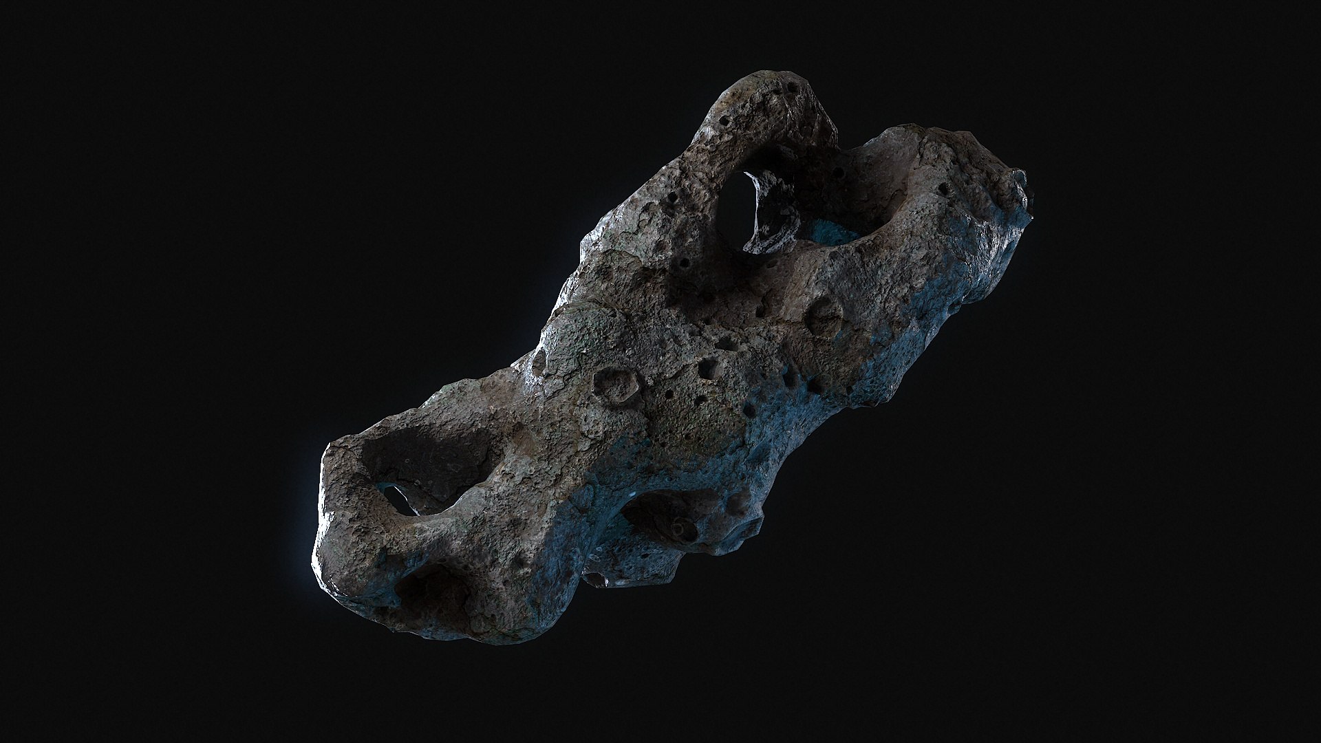 Realistic Asteroid 9 3D Model - TurboSquid 2294778