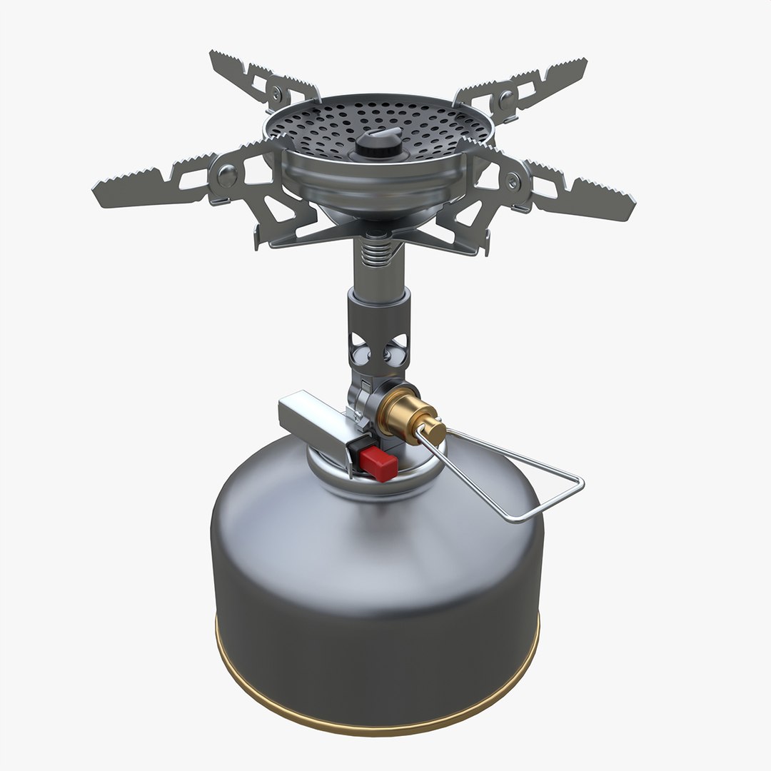 3D Camping Gas Stove with Cartridge Mockup 02 - TurboSquid 1969762