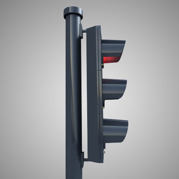 3d traffic light model