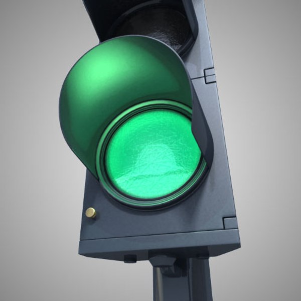 3d traffic light model